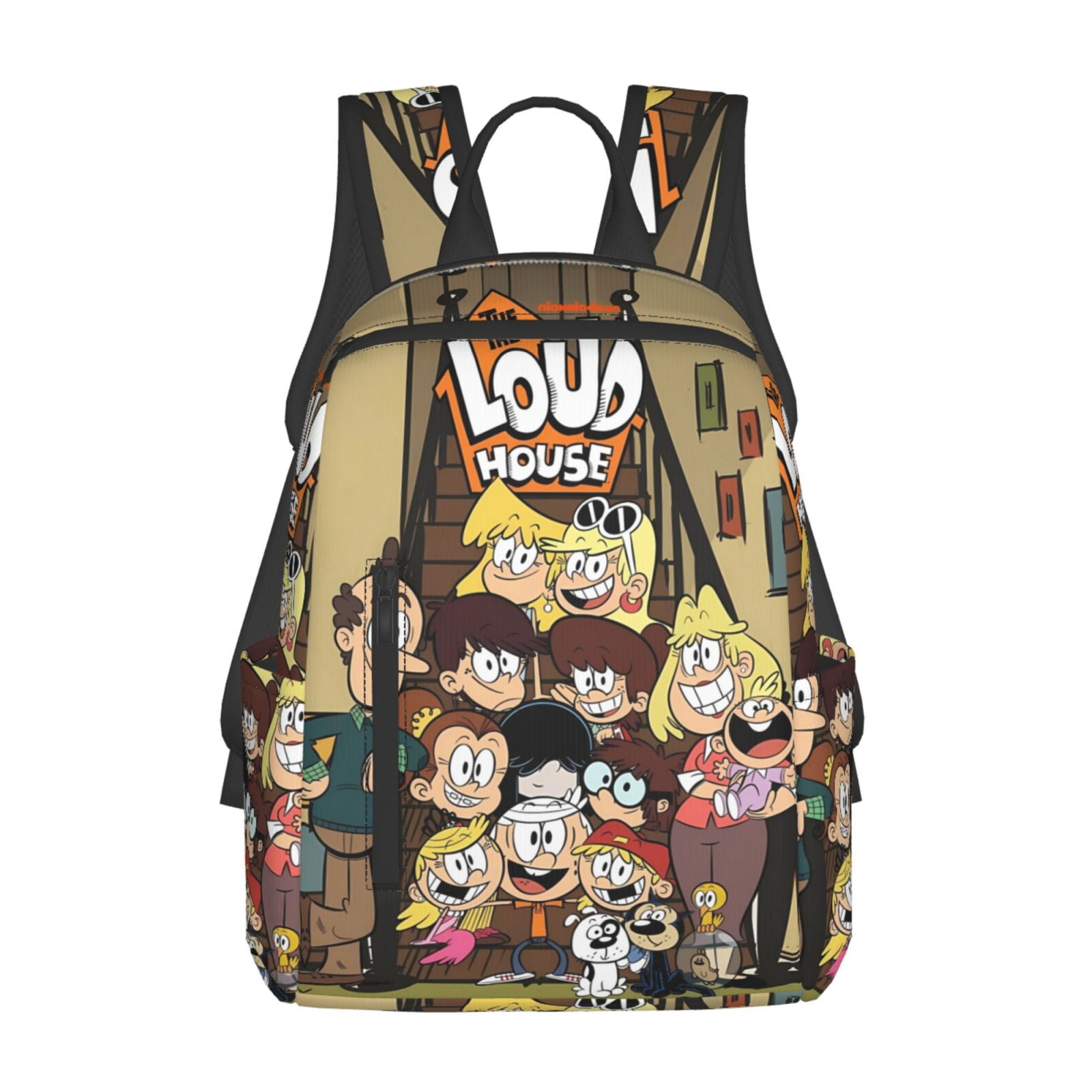 The Loud House Backpack 3D Print Lightweight Bookbag Casual Sport ...