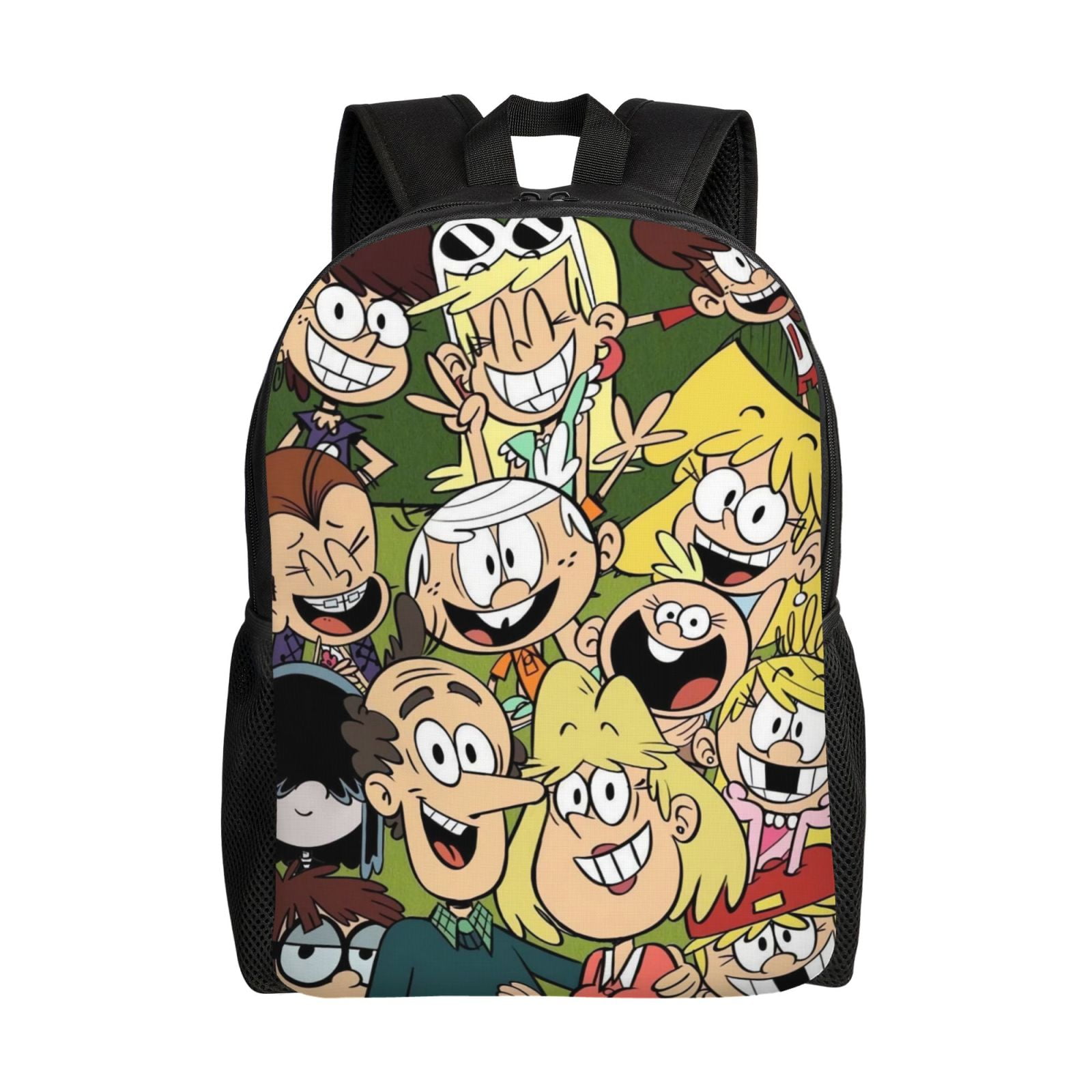 The Loud House Backpack, 3D Printed Cartoon Laptop Bag Bookbag ...