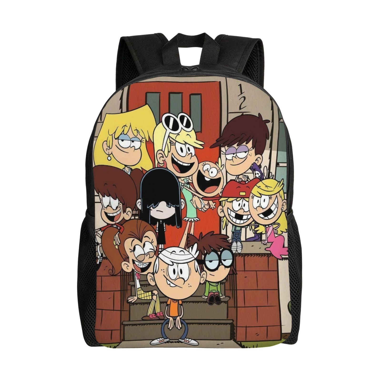 The Loud House Backpack, 3D Printed Cartoon Laptop Bag Bookbag ...