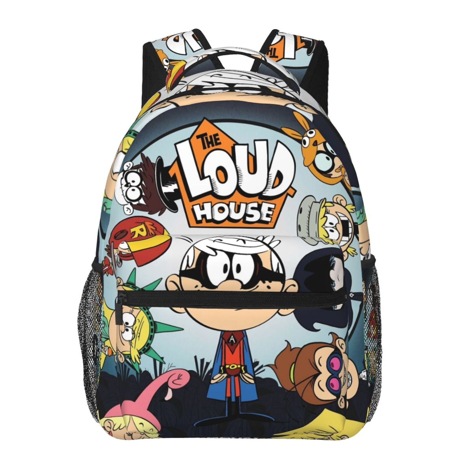 The Loud House Backpack Cartoon Lightweight Laptop Bookbag College ...
