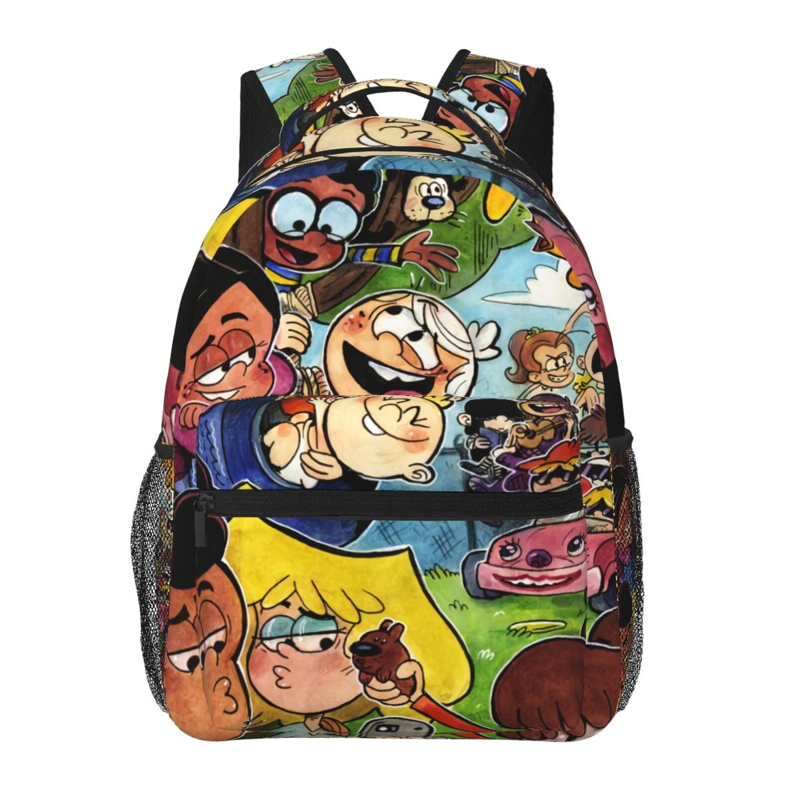 The Loud House Backpack Cartoon Lightweight Laptop Bookbag College ...