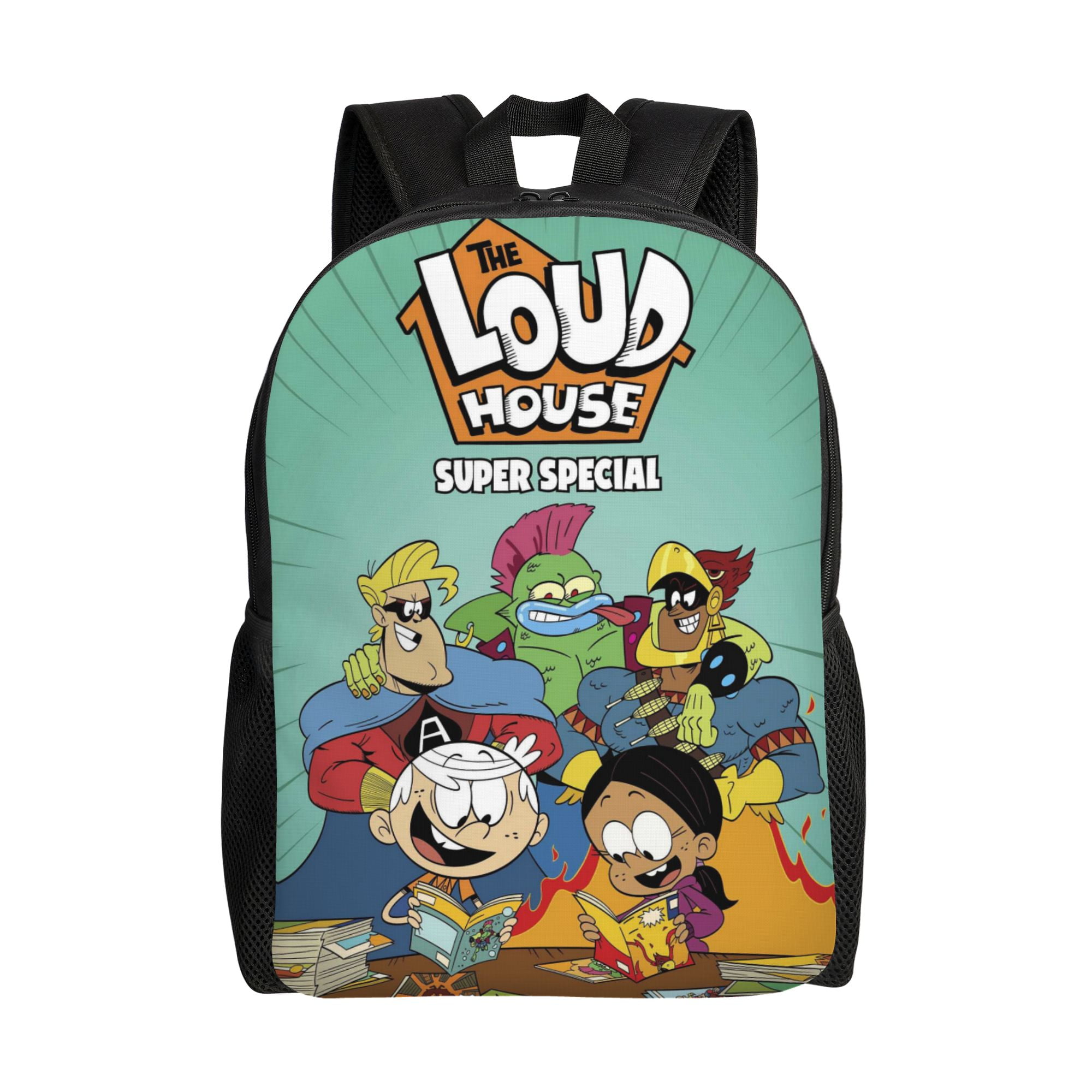 The Loud House Backpack Casual Daypack Backpacks For Women Men Lightweight Casual Laptop ...