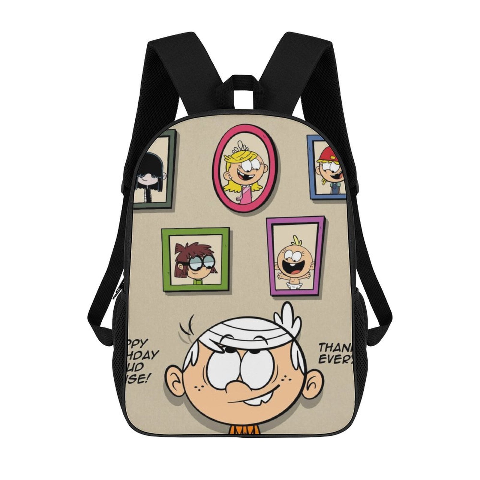 The Loud House Backpack Large Capacity 17 Inch Laptop Bag Lightweight ...
