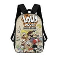 The Loud House Backpack, Large Capacity Backpack, 17 Inch Laptop ...