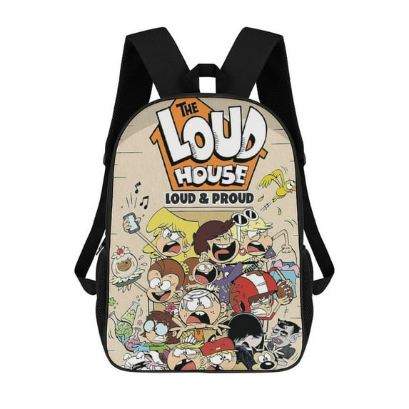 The Loud House Backpack, Large Capacity Backpack, 17 Inch Laptop ...