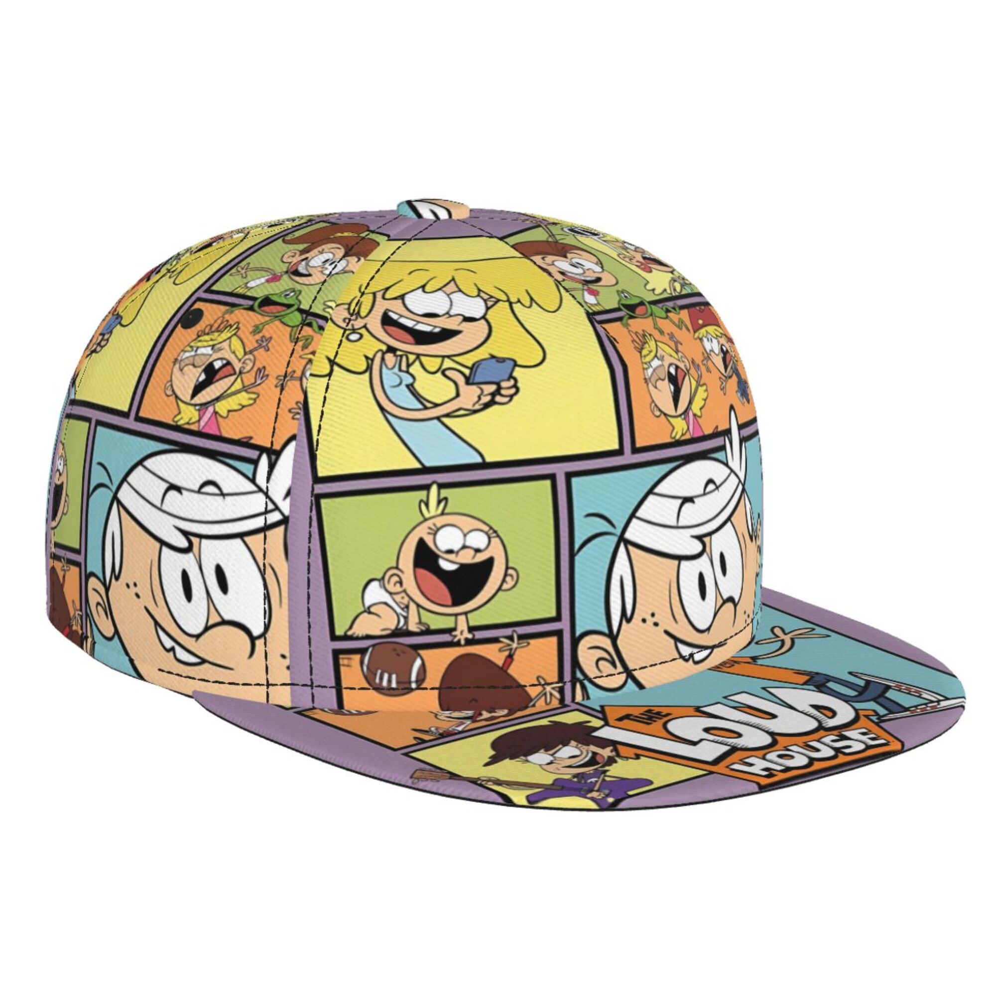 The Loud House Baseball Cap For Men, Women & Kids, Classic Flat Brim ...