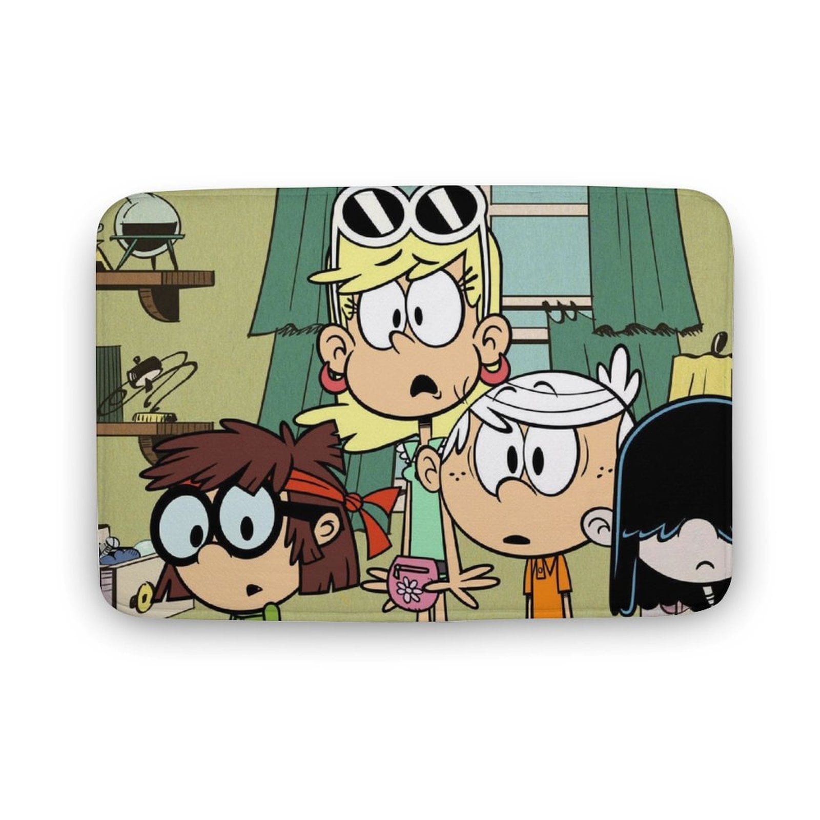 The Loud House Bathroom Rugs, Soft Absorbent Plush Bath Mat, Non-Slip ...