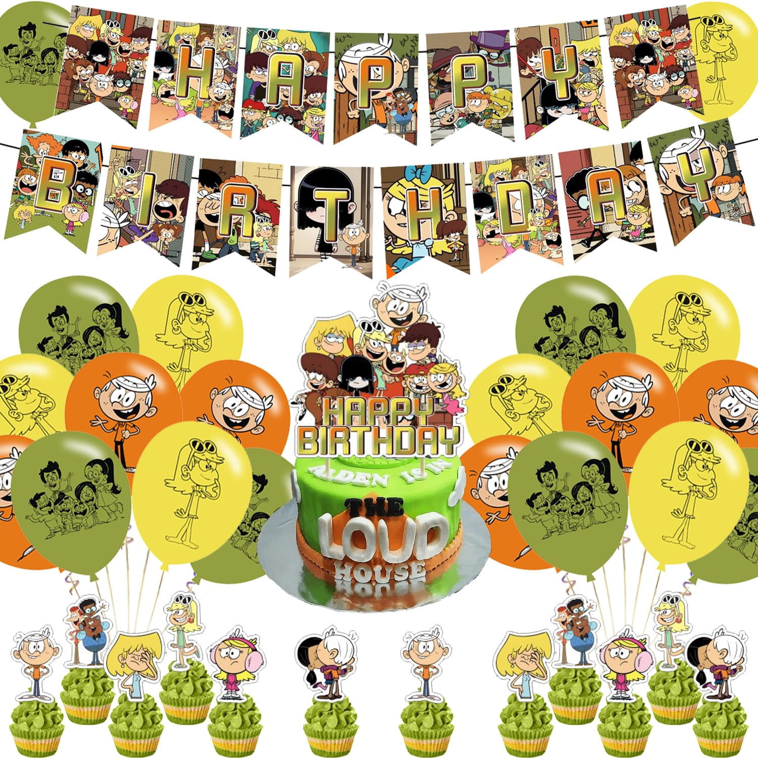 The Loud House Birthday Decoration,Loud House AFN1Party Decorations ...