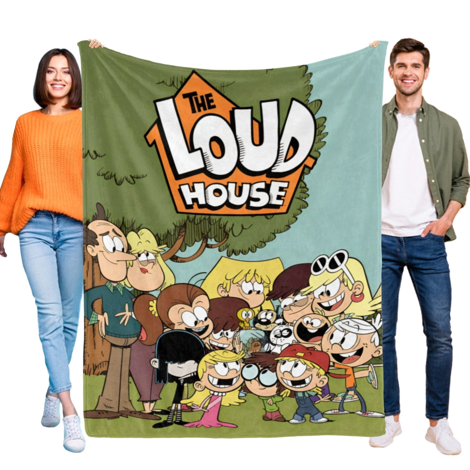 The Loud House Blanket Soft Bed Sofa Couch Throw Birthday Gift ...