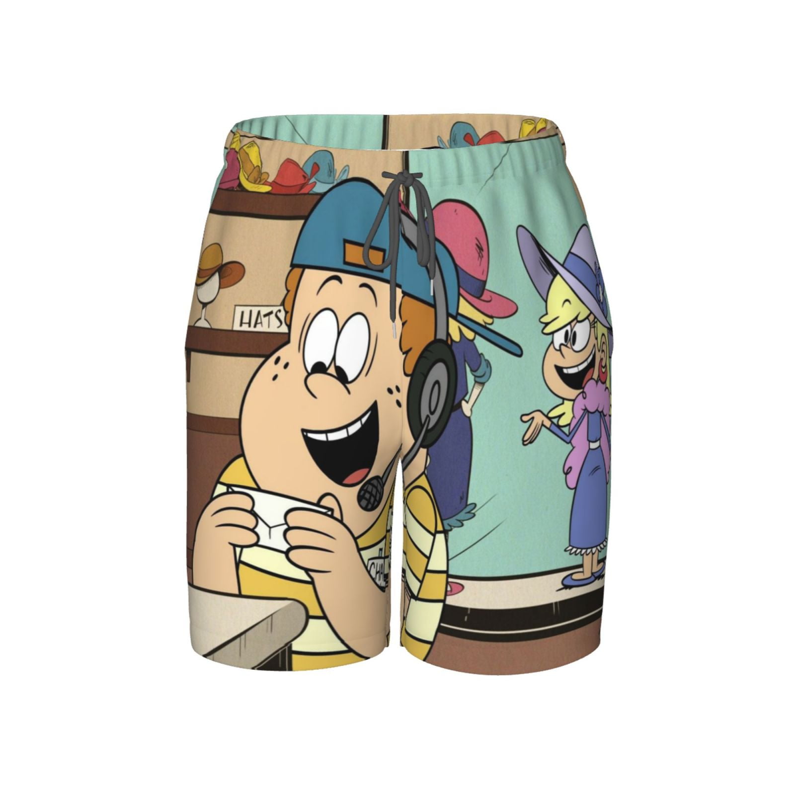 The Loud House Boy's Swim Trunks Quick Dry Board Shorts Kids Beach Swim ...
