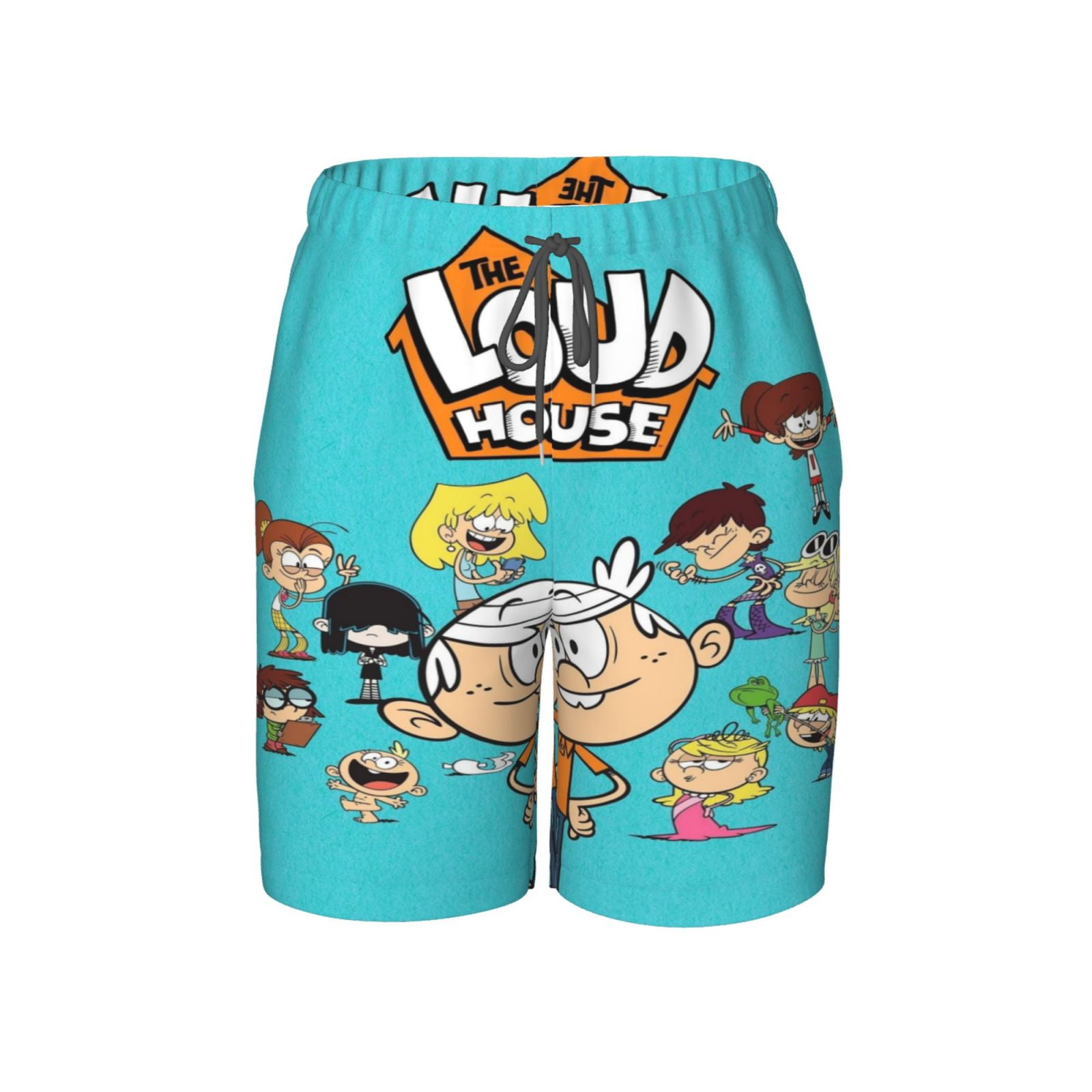 The Loud House Boy's Swim Trunks Quick Dry Board Shorts Kids Beach Swim ...