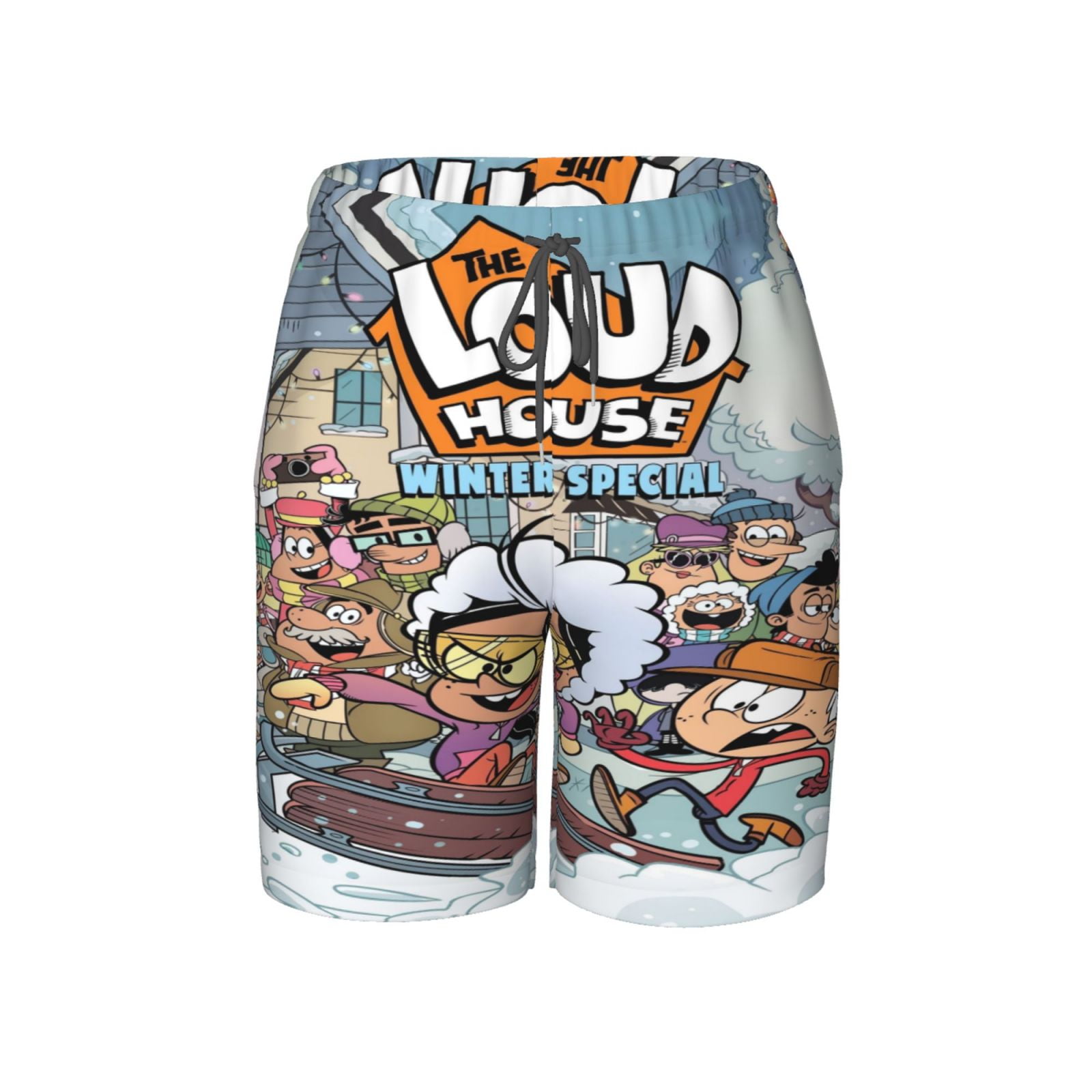 The Loud House Boy's Swim Trunks Quick Dry Board Shorts Kids Beach Swim ...