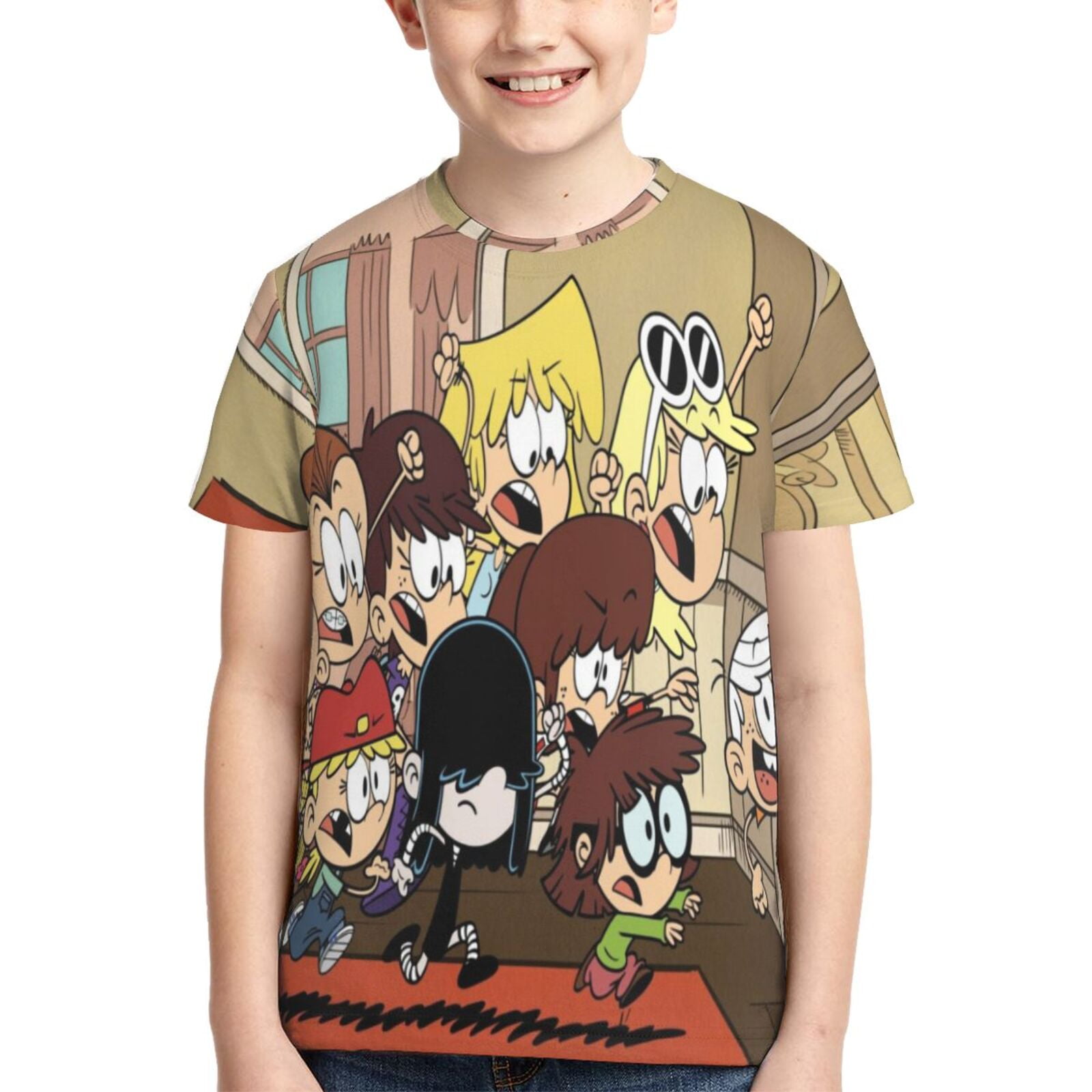 The Loud House Boys Girls T-Shirt 3d Print Graphic Short Sleeve Tee ...