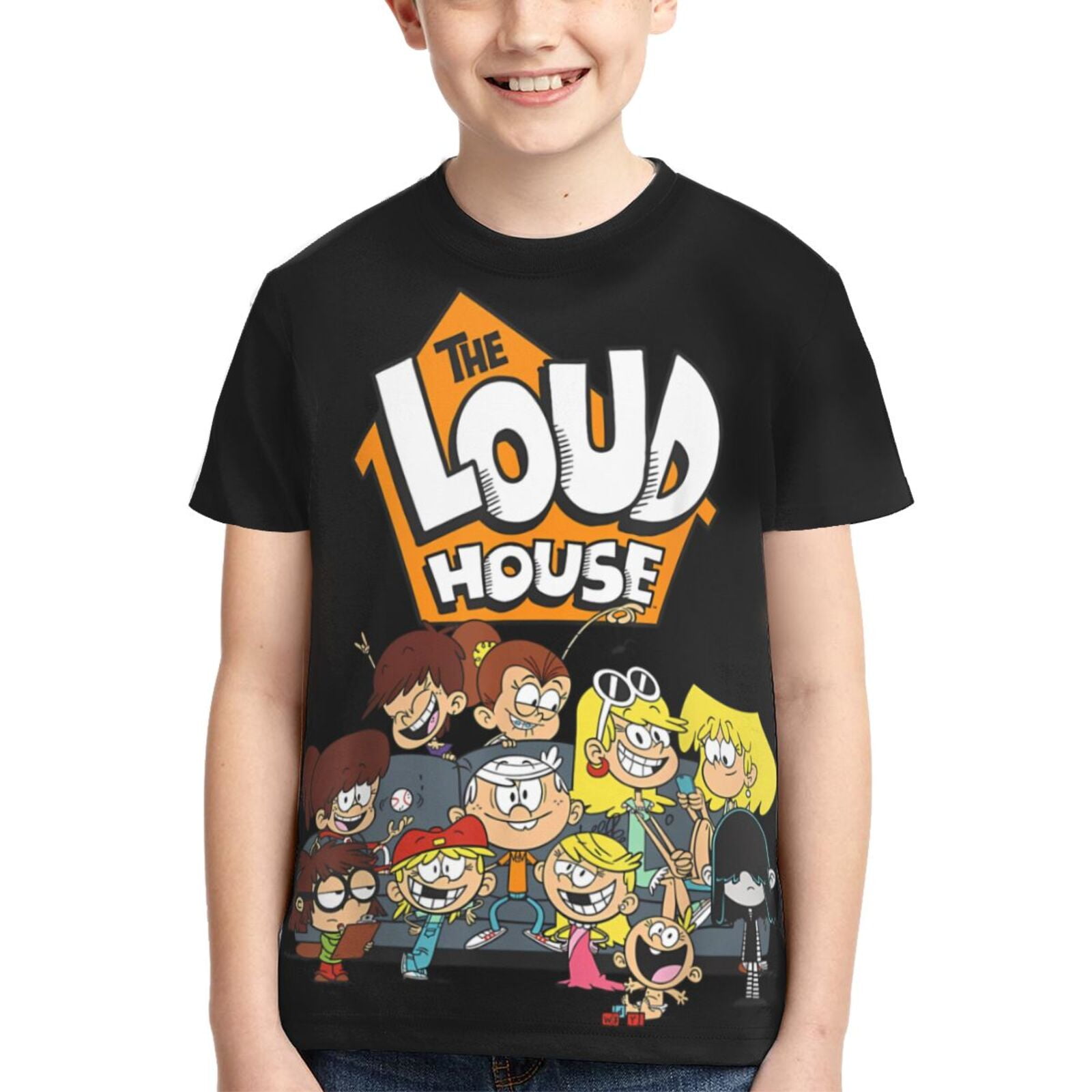 The Loud House Boys Girls T Shirt Kids Short Sleeve Crewneck 3d Printed ...