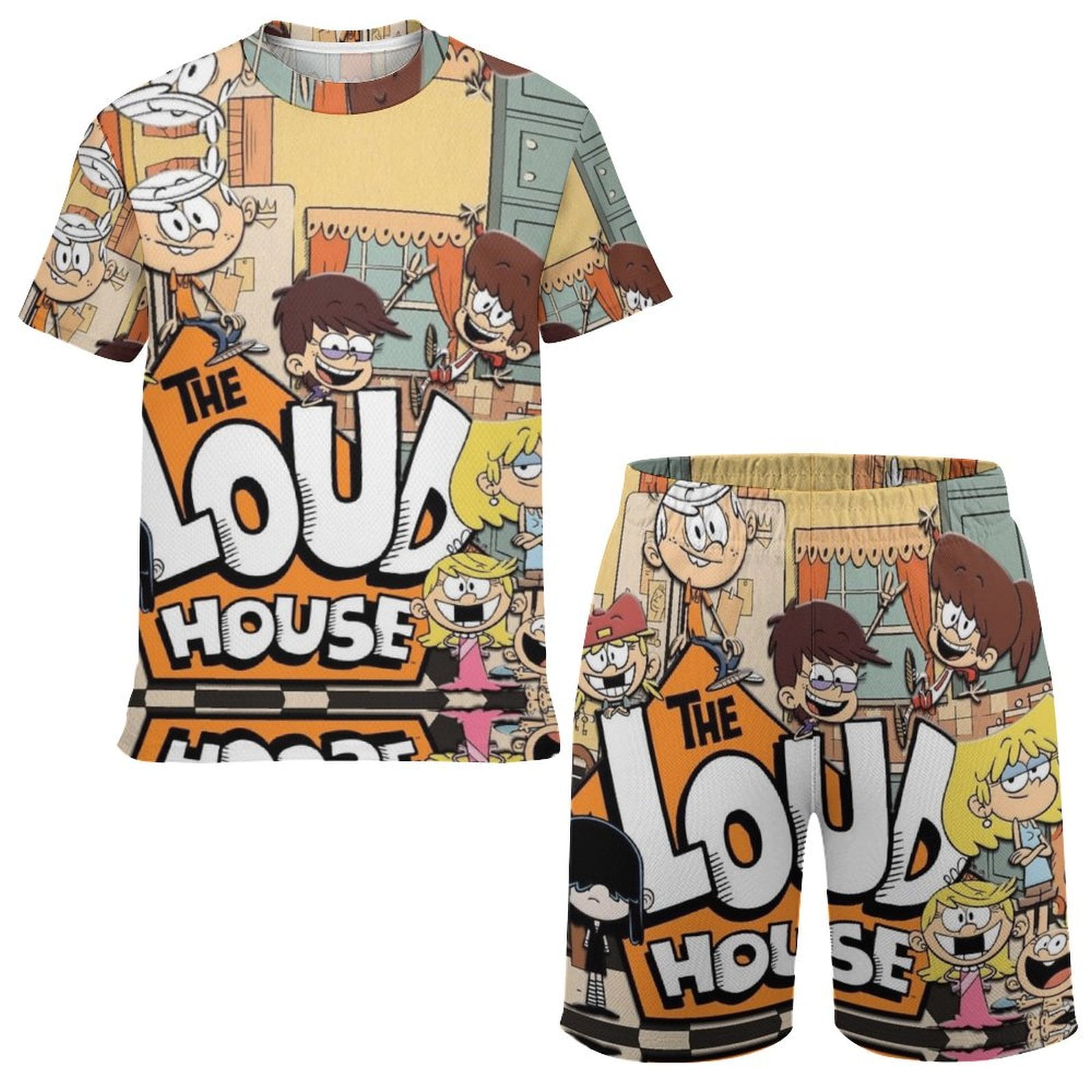 The Loud House Boys T-Shirt And Shorts Outfit Set Athletic Short Sleeve ...