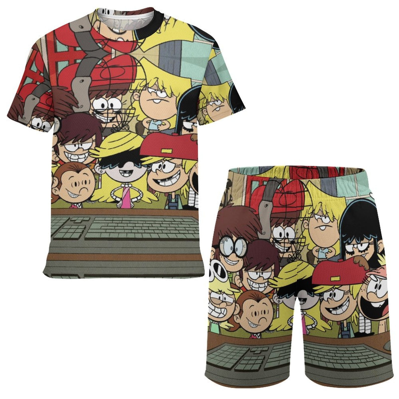 The Loud House Boys T-Shirt And Shorts Outfit Set Athletic Short Sleeve ...