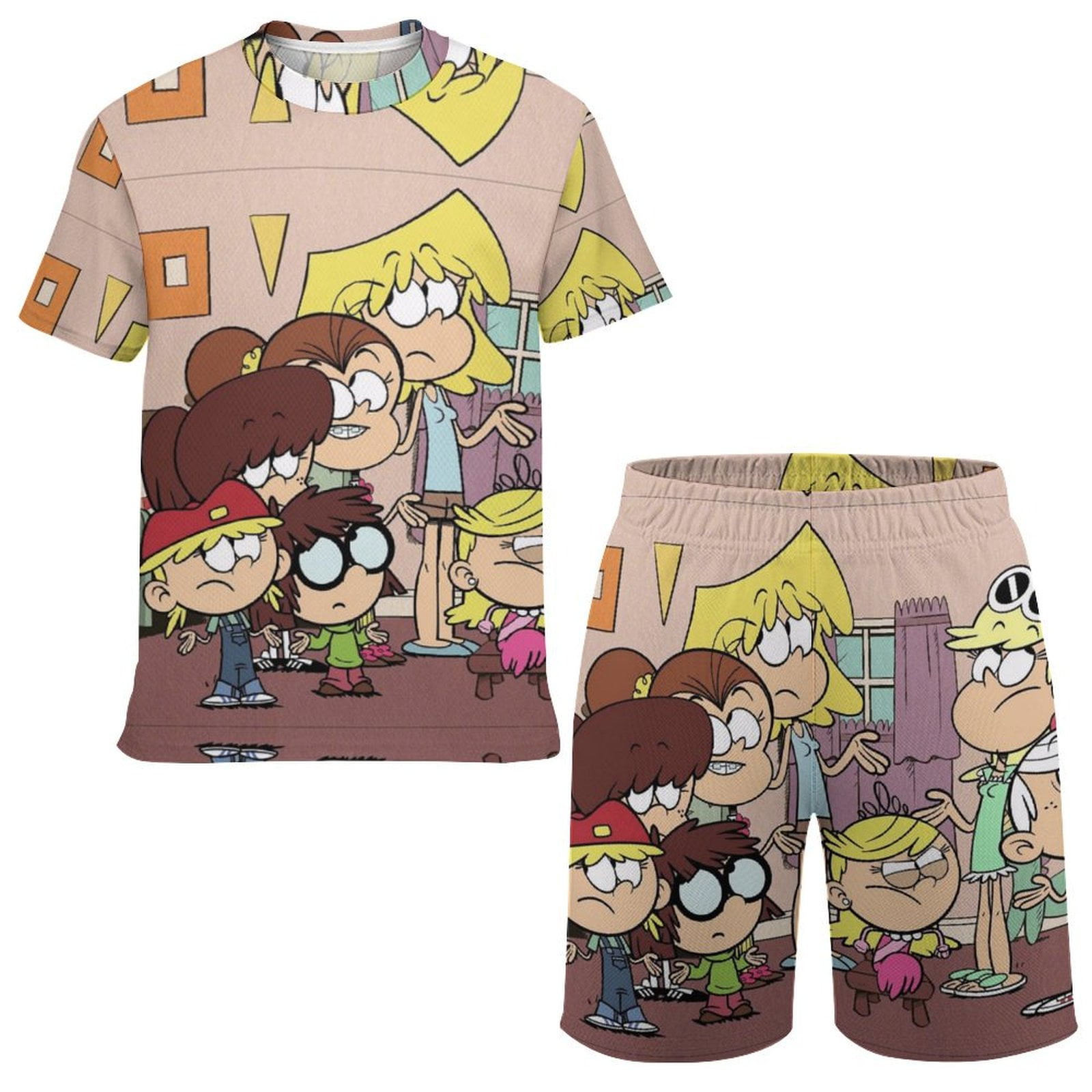 The Loud House Boys T-Shirt And Shorts Outfit Set Athletic Short Sleeve ...