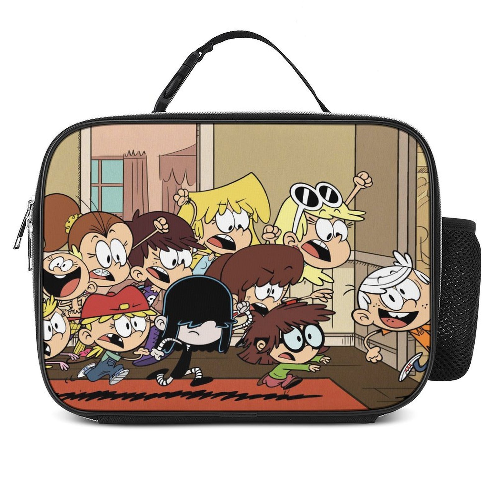 The Loud House Cartoon Insulated Lunch Bag Detachable Meal Bag Reusable ...