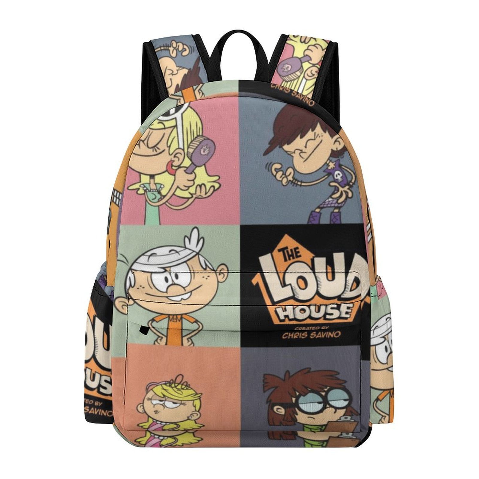 The Loud House Characters Schoolbag Backpack Daypack Student Satchel ...