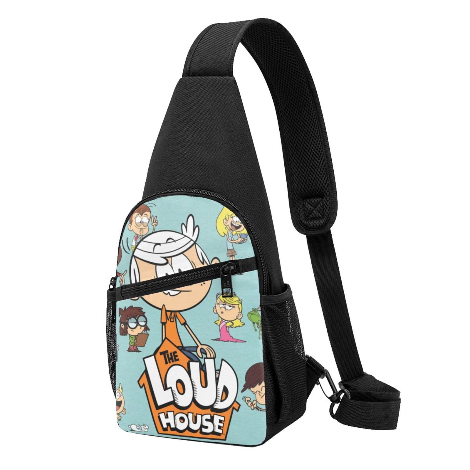 The Loud House Chest Bag Stylish Crossbody Sling Bag Lightweight ...