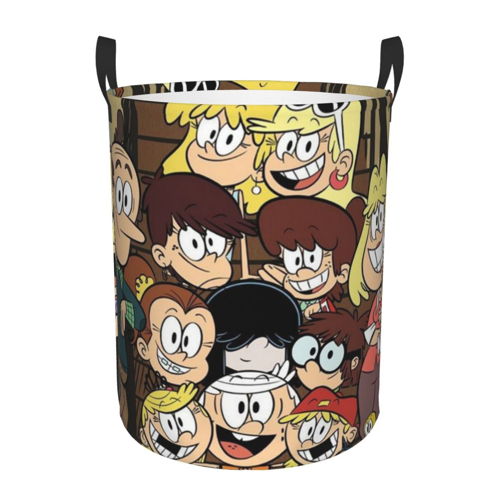 The Loud House Circular Laundry Basket Dirty Clothes Hamper Laundry ...