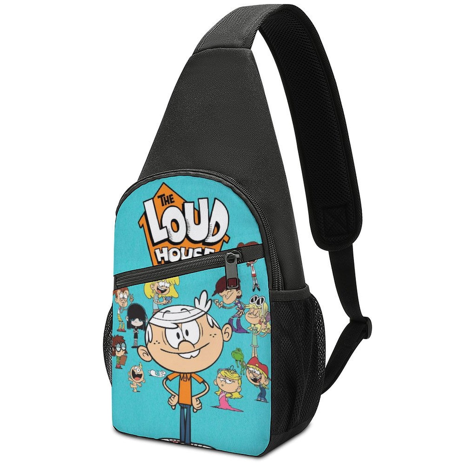 The Loud House Crossbody Backpack Sling Bag for Men Women One Shoulder ...