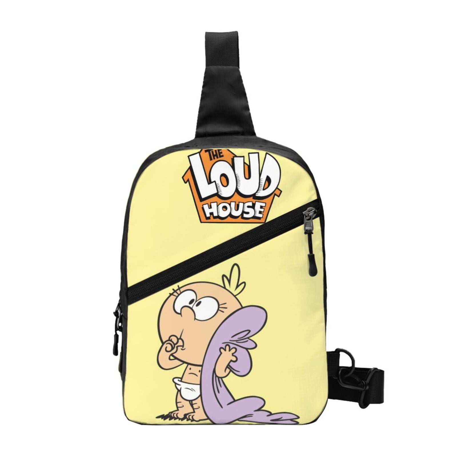 The Loud House Crossbody Bag Chest Backpack Compact Foldable Shoulder ...