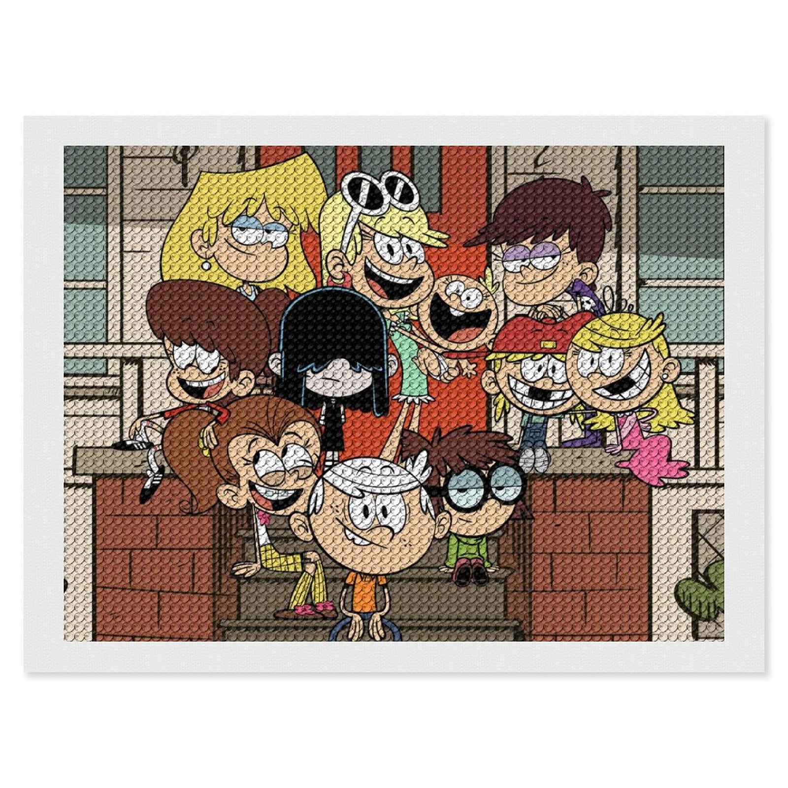 The Loud House Diamond Art Kits for Adults Beginners Round 5D Paint ...