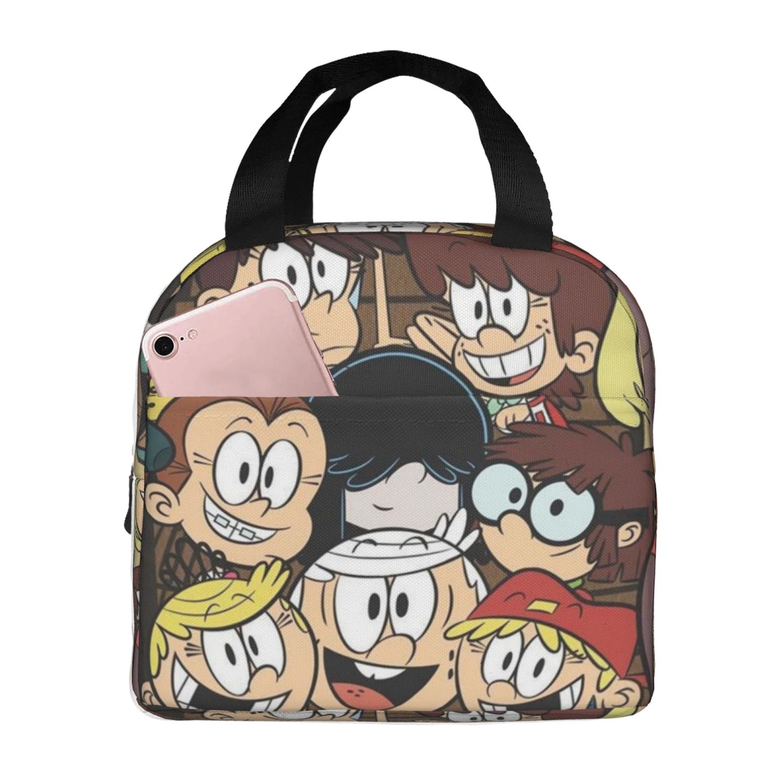 The Loud House Family Insulated Lunch Bag Portable Lunchbag Reusable ...