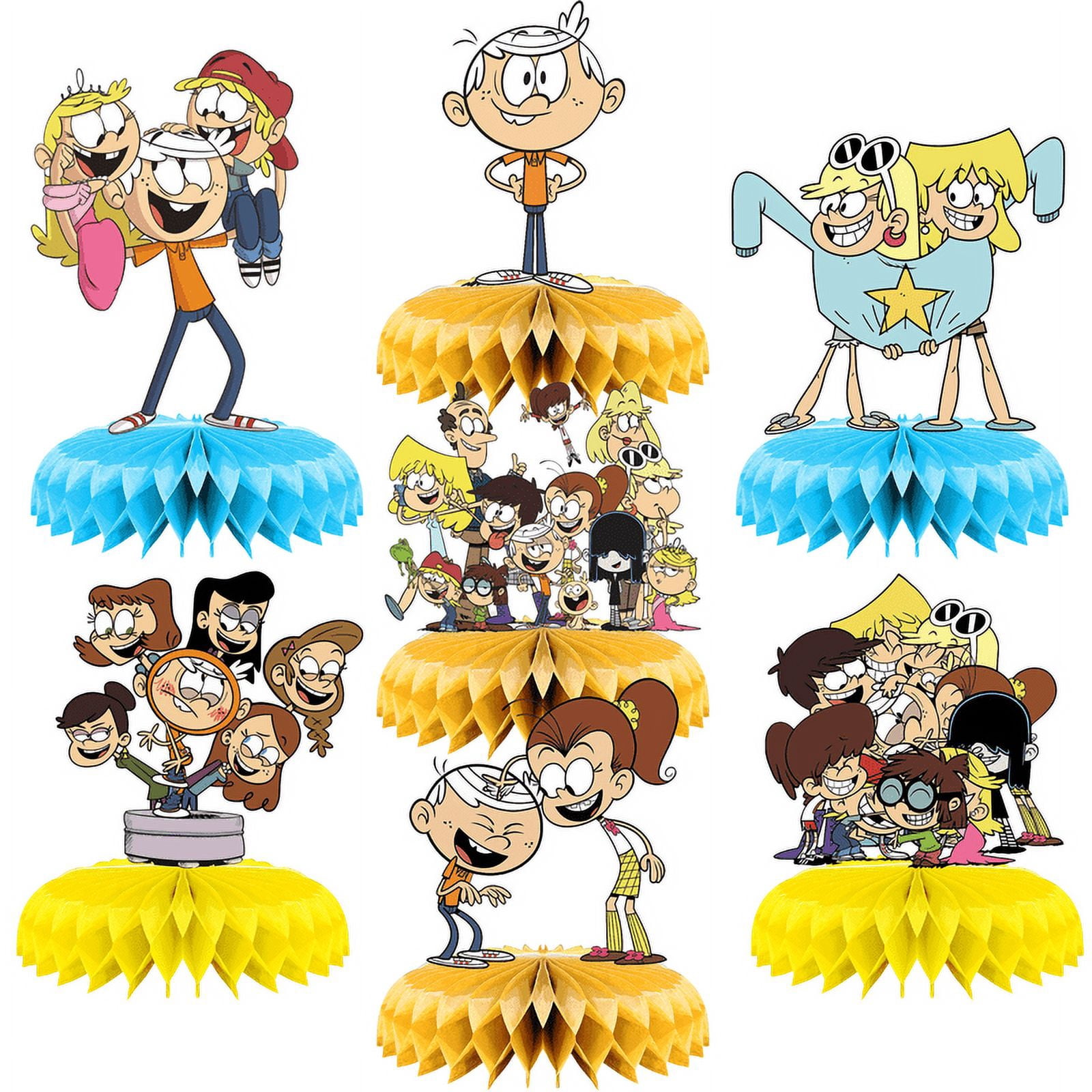 The Loud House Honeycomb Centerpieces Table Toppers Decorations for ...
