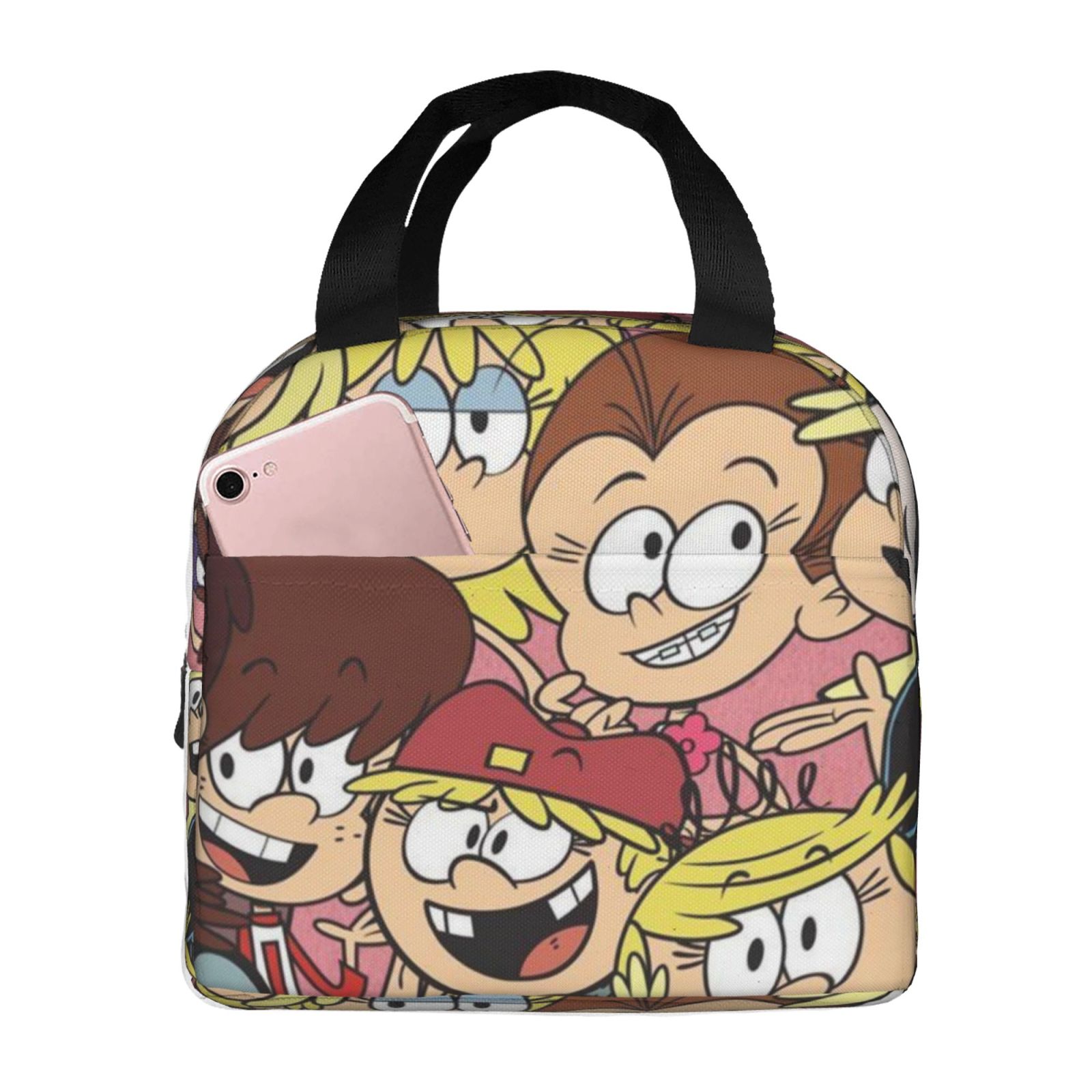 The Loud House Insulated Lunch Bag Portable Lunchbag Reusable Thermal ...