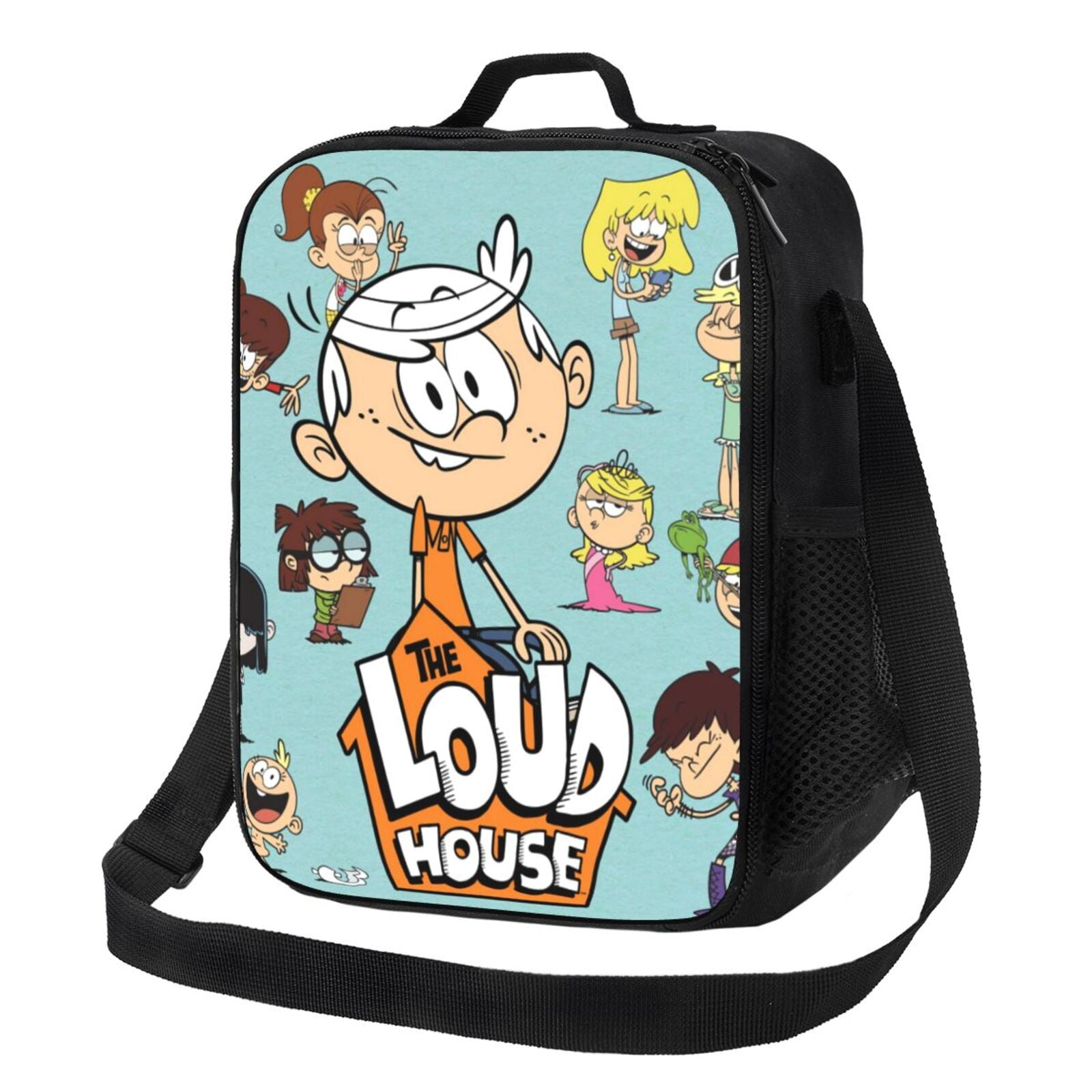 The Loud House Insulated Lunch Bags Bento Bag Zipper Portable Lunch-Box ...