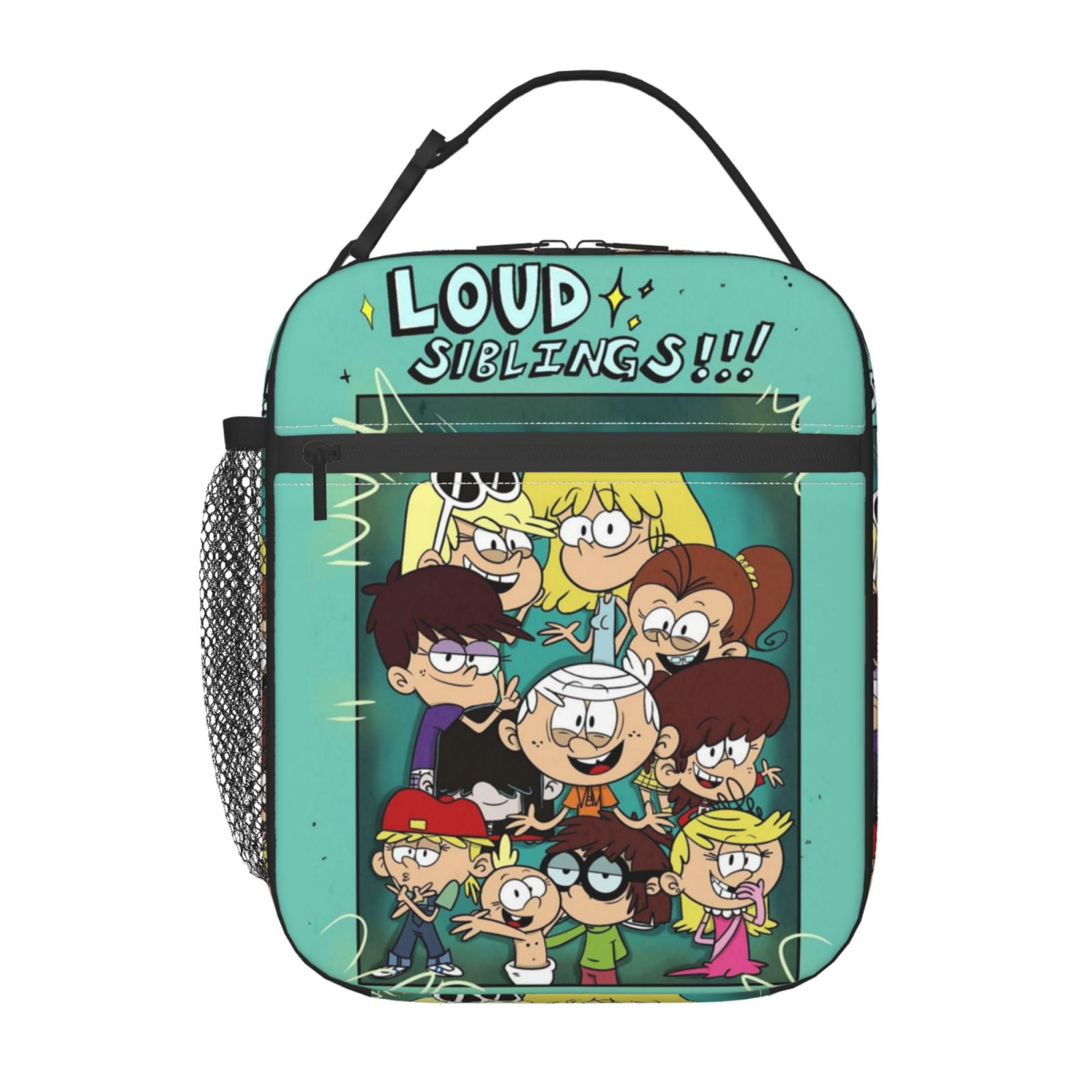 The Loud House Insulated Lunch Bags Reusable Tote Bag Lightweight Lunch ...