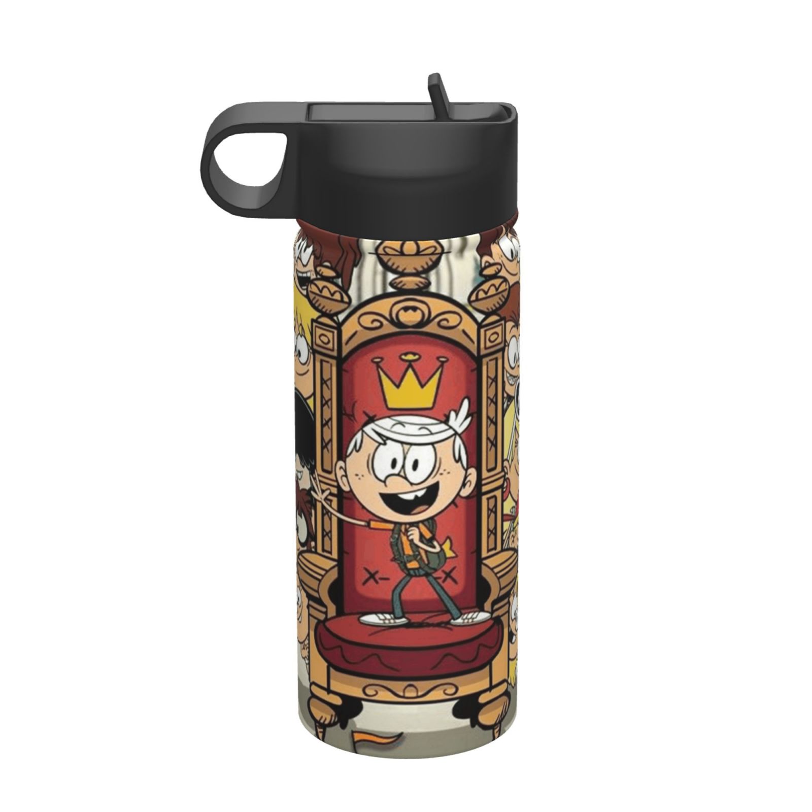 The Loud House Insulated Stainless Steel Tumbler 18oz Straw Cup Vacuum ...