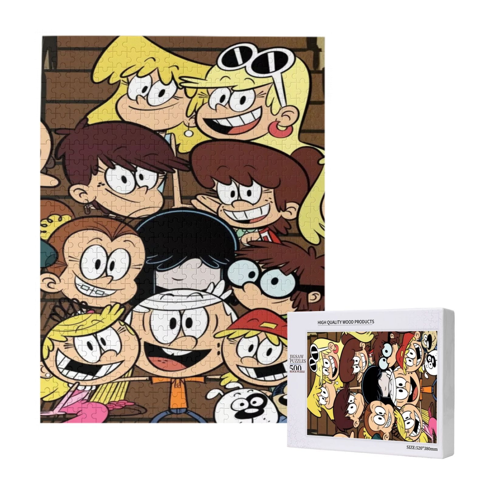The Loud House Jigsaw Puzzle 300 500 1000 Piece Colorful Puzzles Gifts ...