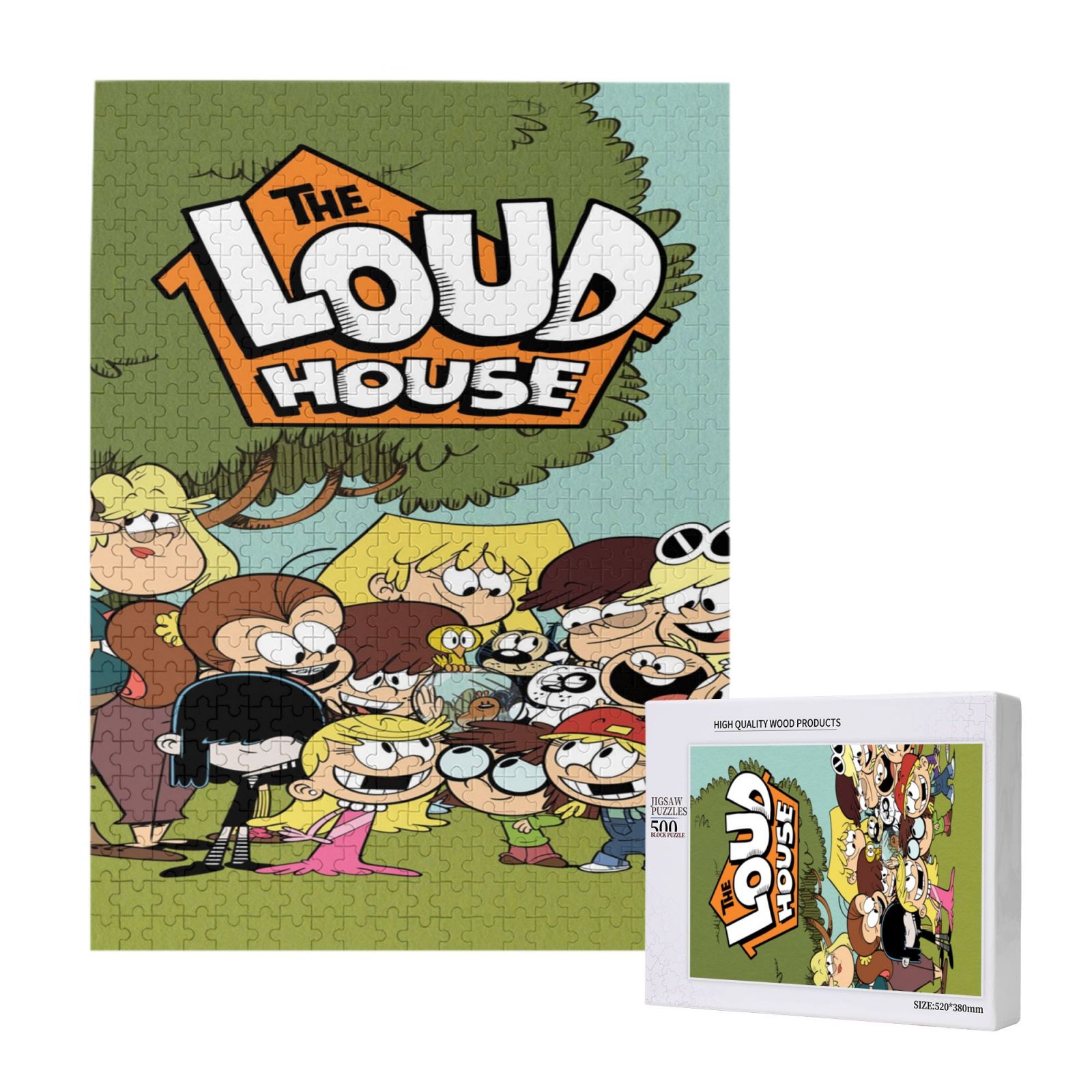 The Loud House Jigsaw Puzzle 300 500 1000 Piece Colorful Puzzles Gifts ...
