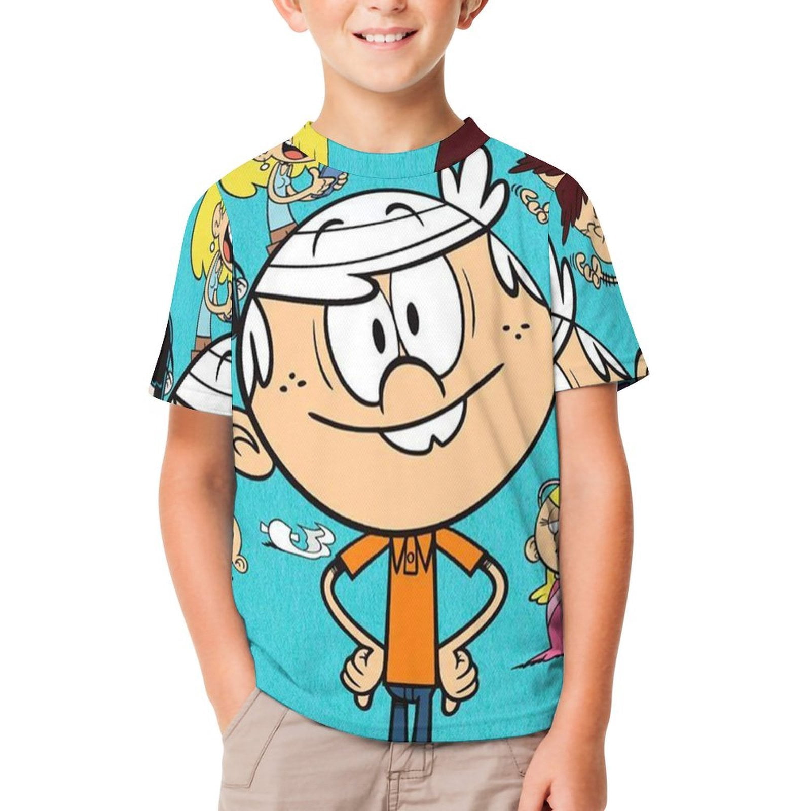 The Loud House Kid Shirts Unisex Casual Tops 3D Print Graphic Tees ...