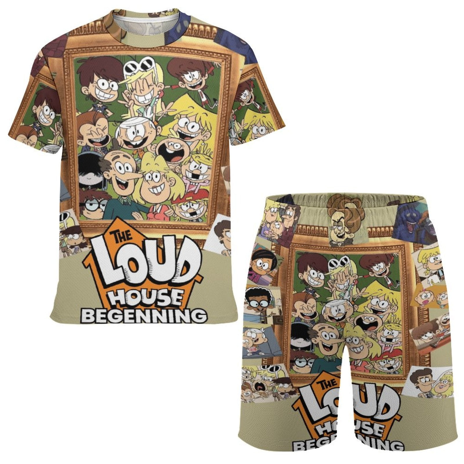The Loud House Kids Short Sleeve T-Shirt And Mesh Shorts Outfit Set for ...
