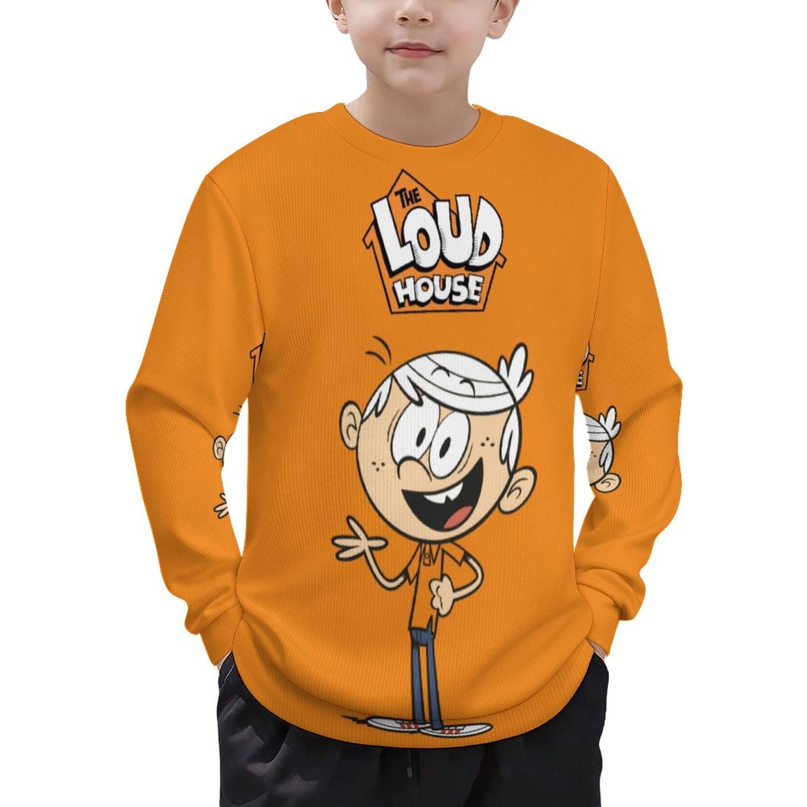 The Loud House Kids' Sweater Cozy Thick Pullover Crewneck Jumper Long ...