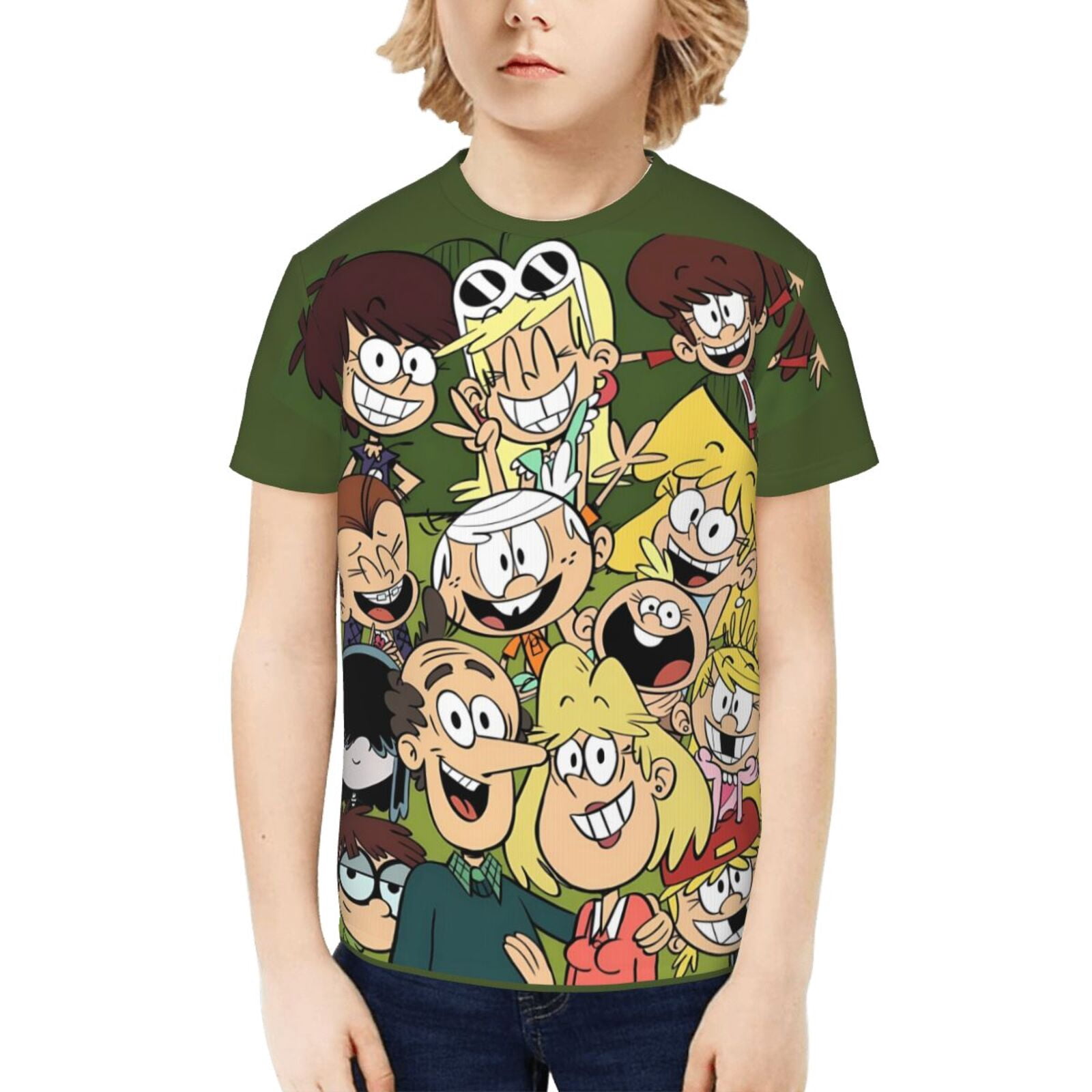 The Loud House Kids T-Shirt 3d Printed Graphic T-Shirts Boys And Girls ...