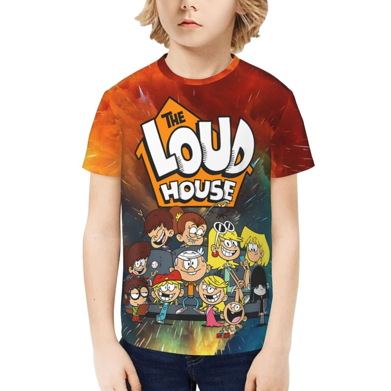 The Loud House Kids T-Shirt 3d Printed Graphic T-Shirts Boys And Girls ...