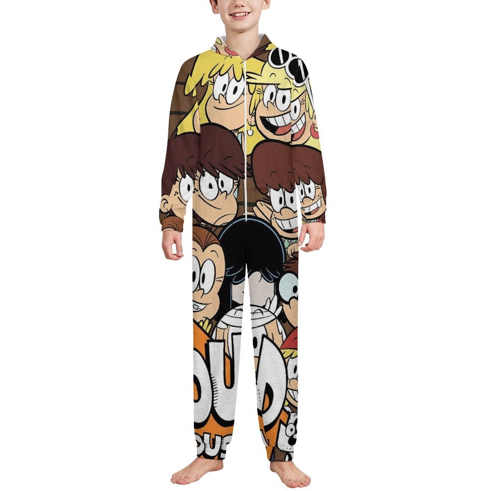 The Loud House Kids Union Suit One Piece Pajama Onesie Sleepwear for ...