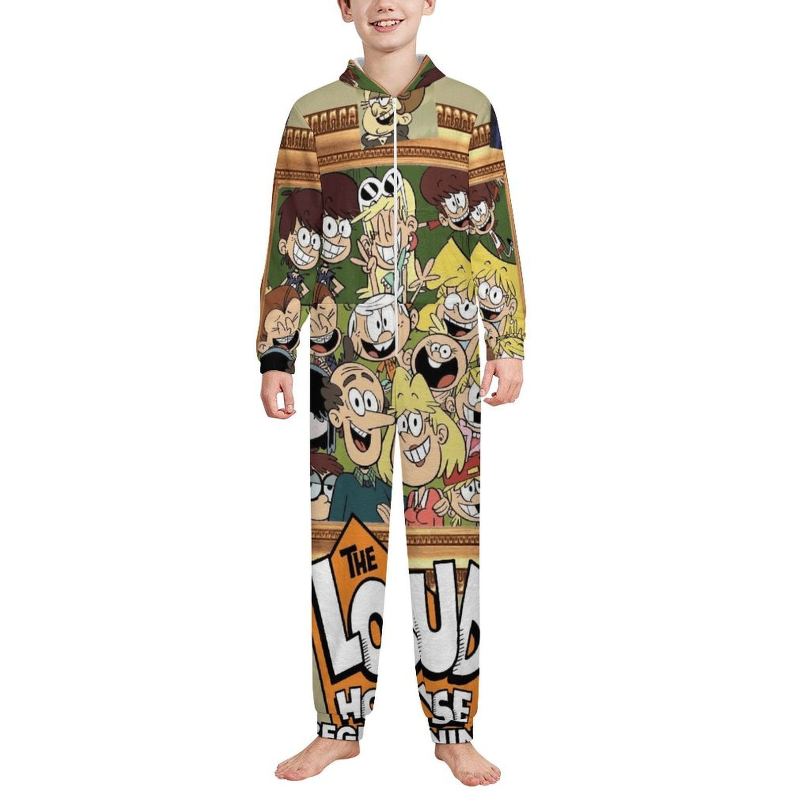 The Loud House Kids Union Suit One Piece Pajama Onesie Sleepwear for ...