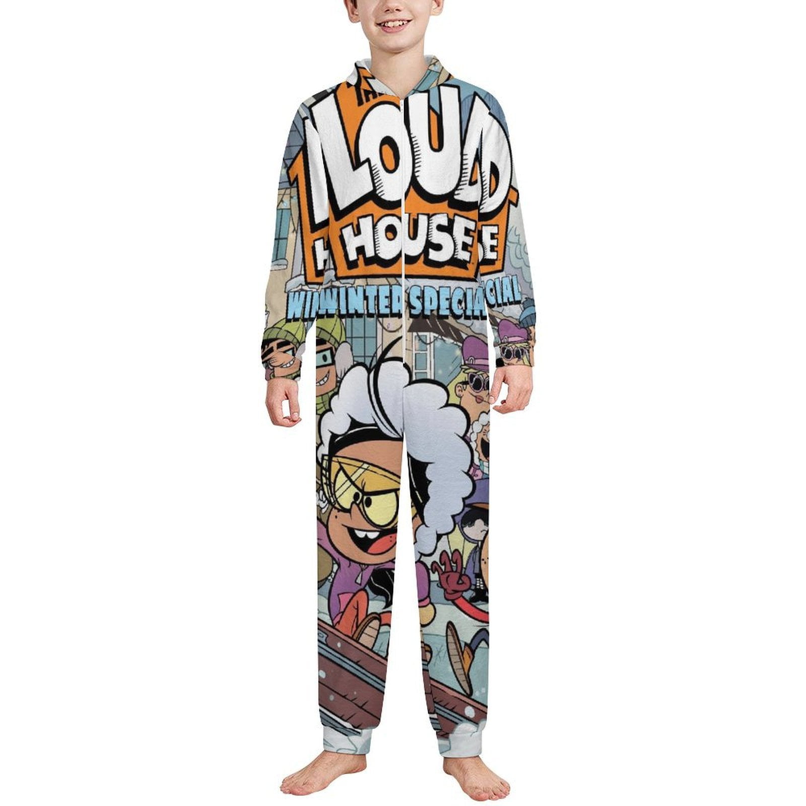The Loud House Kids Union Suit One Piece Pajama Onesie Sleepwear for ...