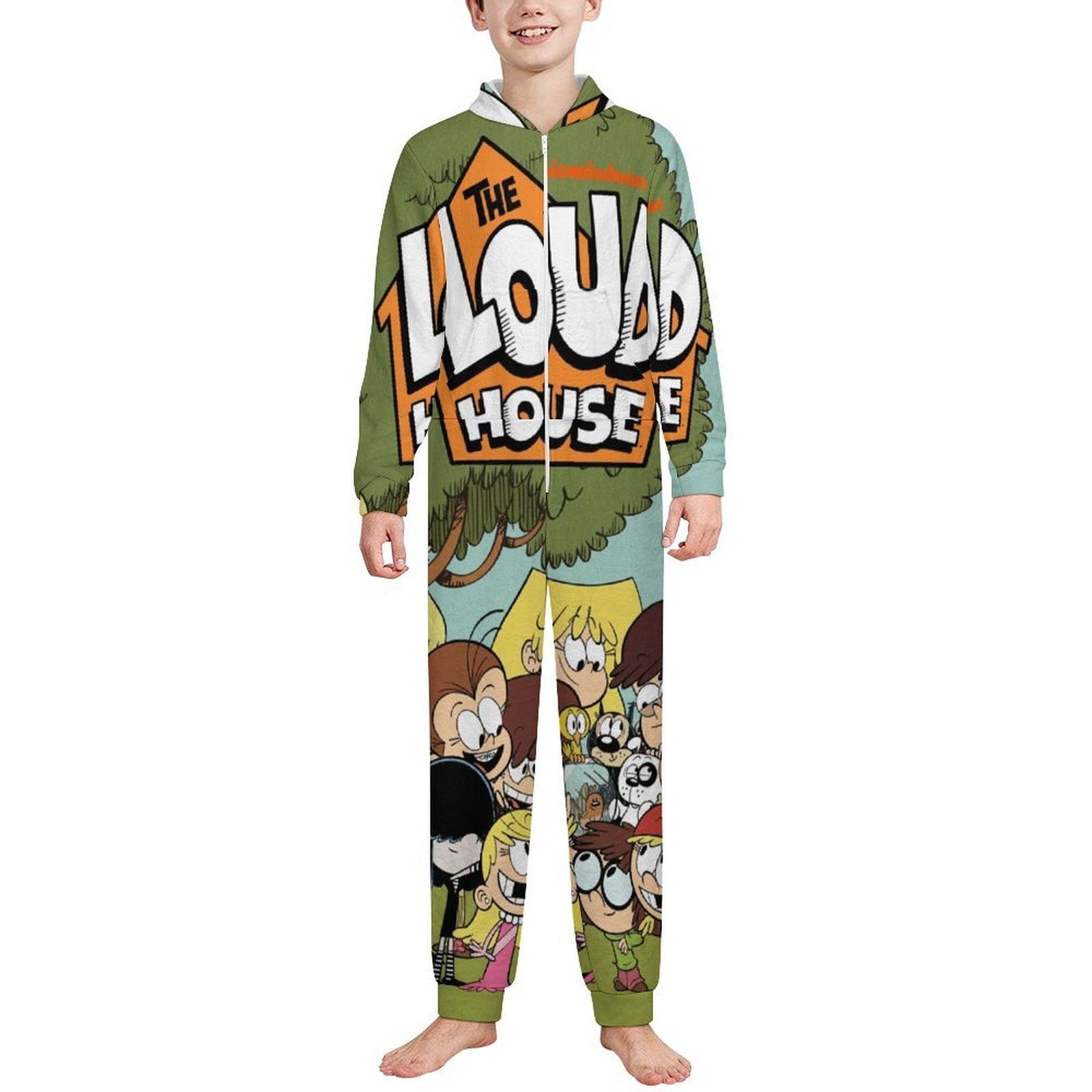 The Loud House Kids Union Suit One Piece Pajama Onesie Sleepwear for ...