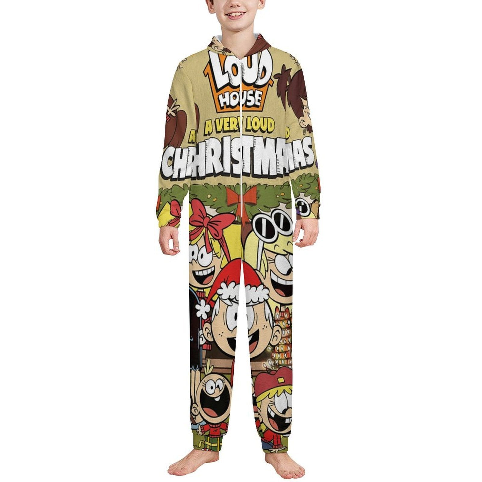 The Loud House Kids Union Suit One Piece Pajama Onesie Sleepwear for ...
