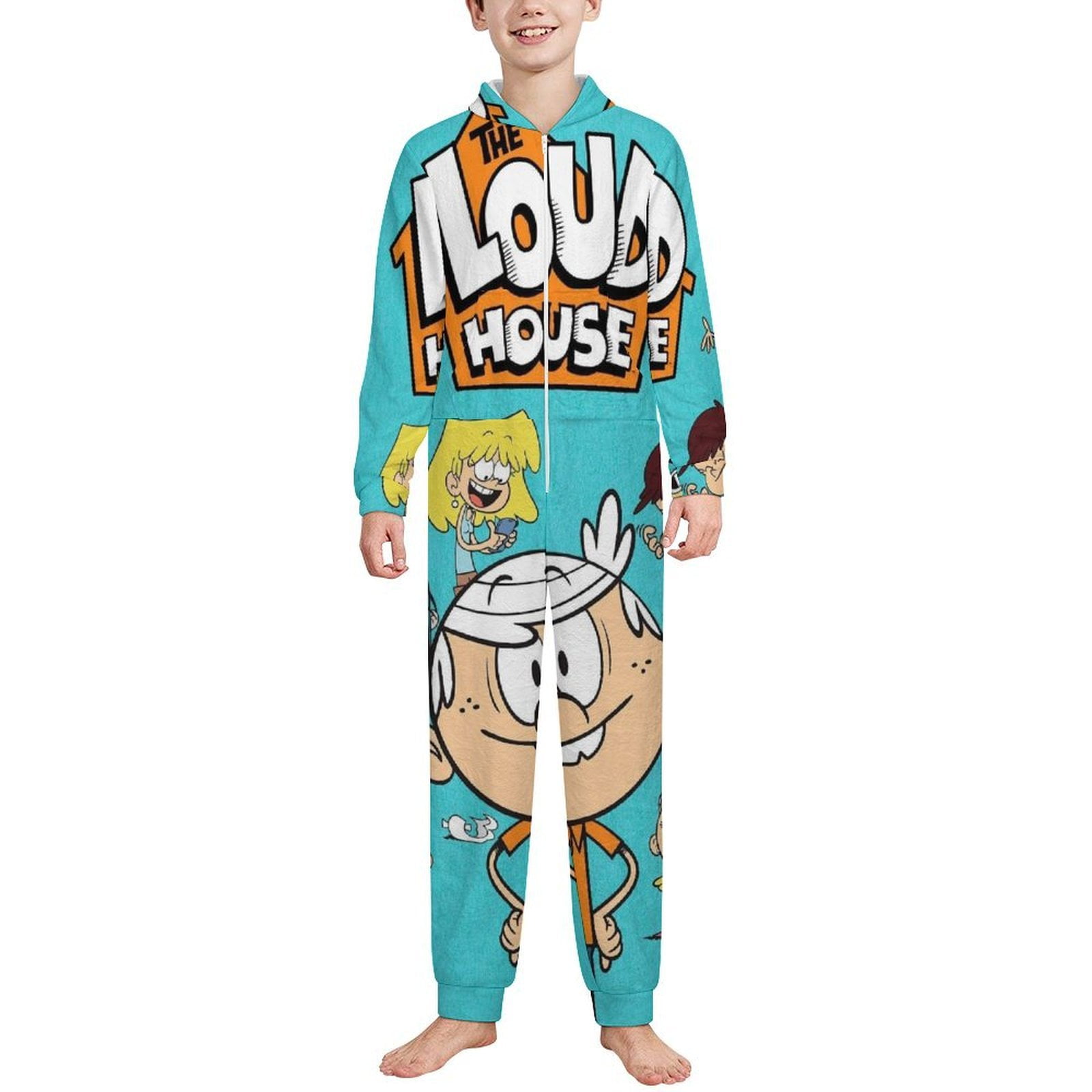 The Loud House Kids Union Suit One Piece Pajama Onesie Sleepwear for ...