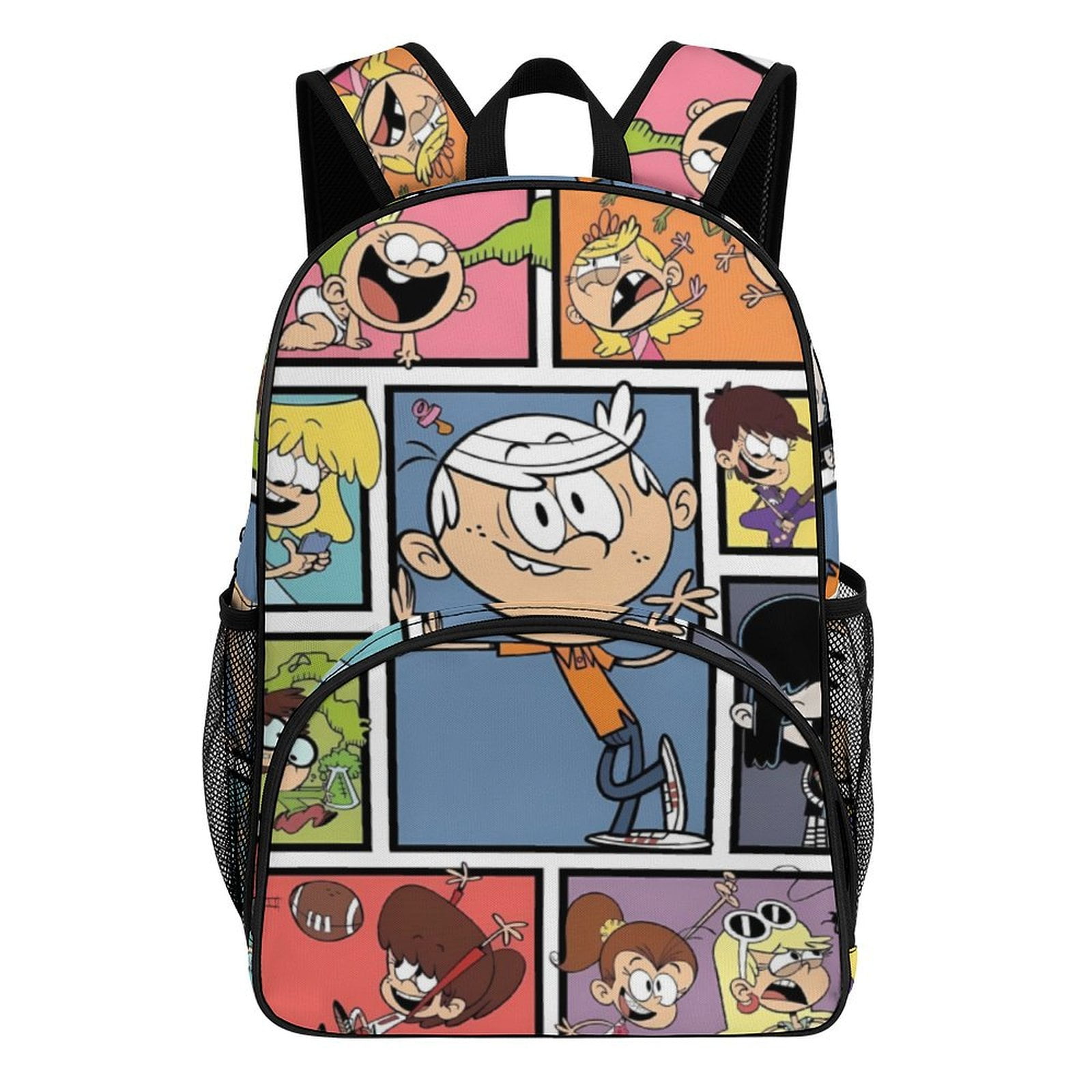 The Loud House Large Capacity Backpack,Double Layer Outdoor Travel ...