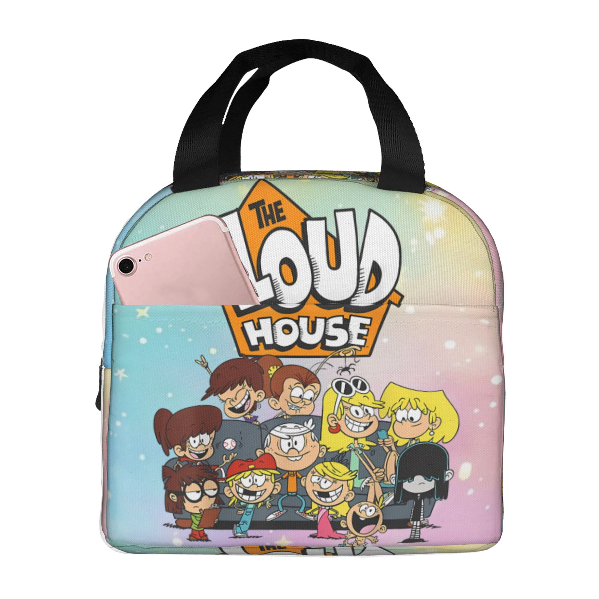 The Loud House Lunch Bag Tote Bag Insulated Lunch Box Picnic Beach ...