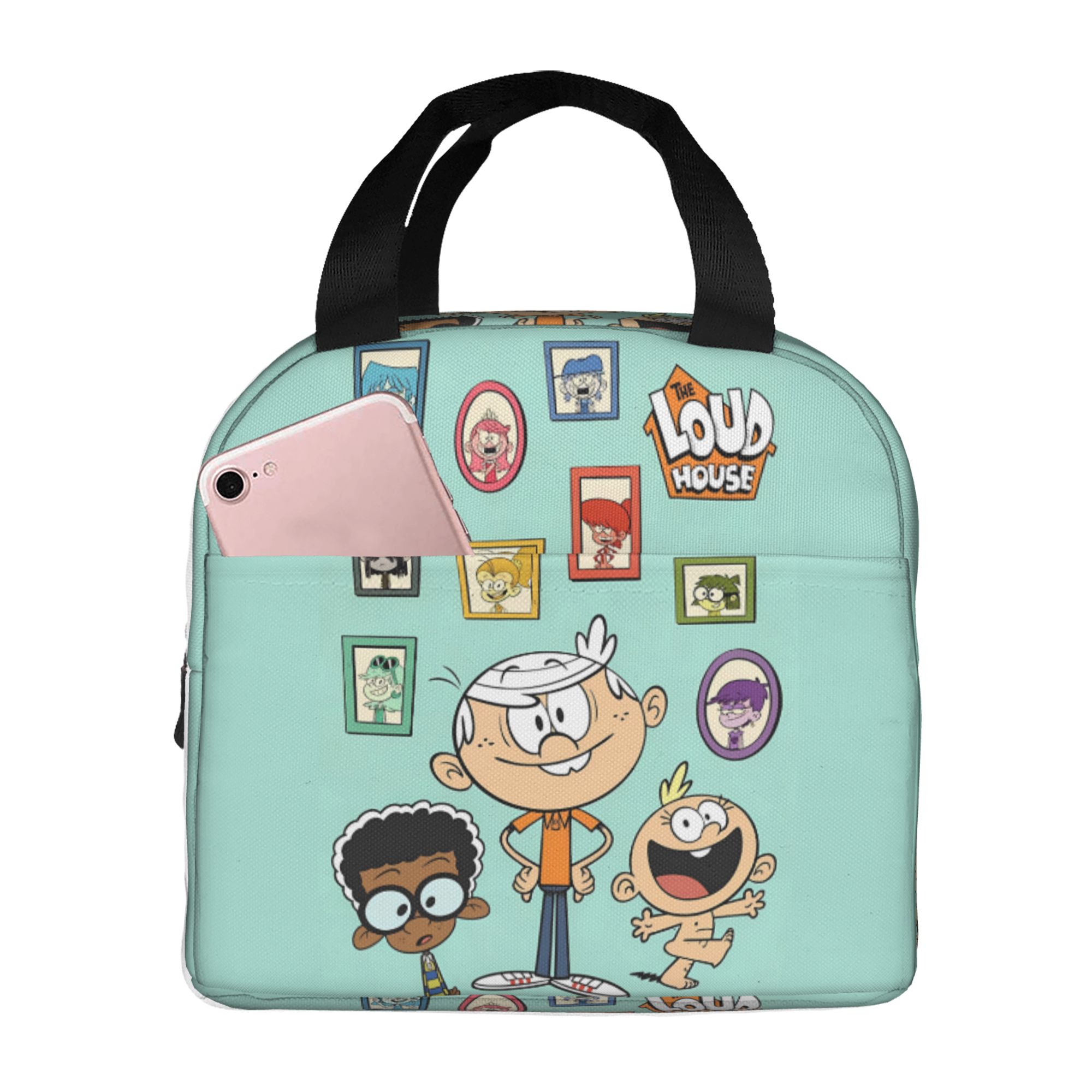 The Loud House Lunch Bag Tote Bag Insulated Lunch Box Picnic Beach ...